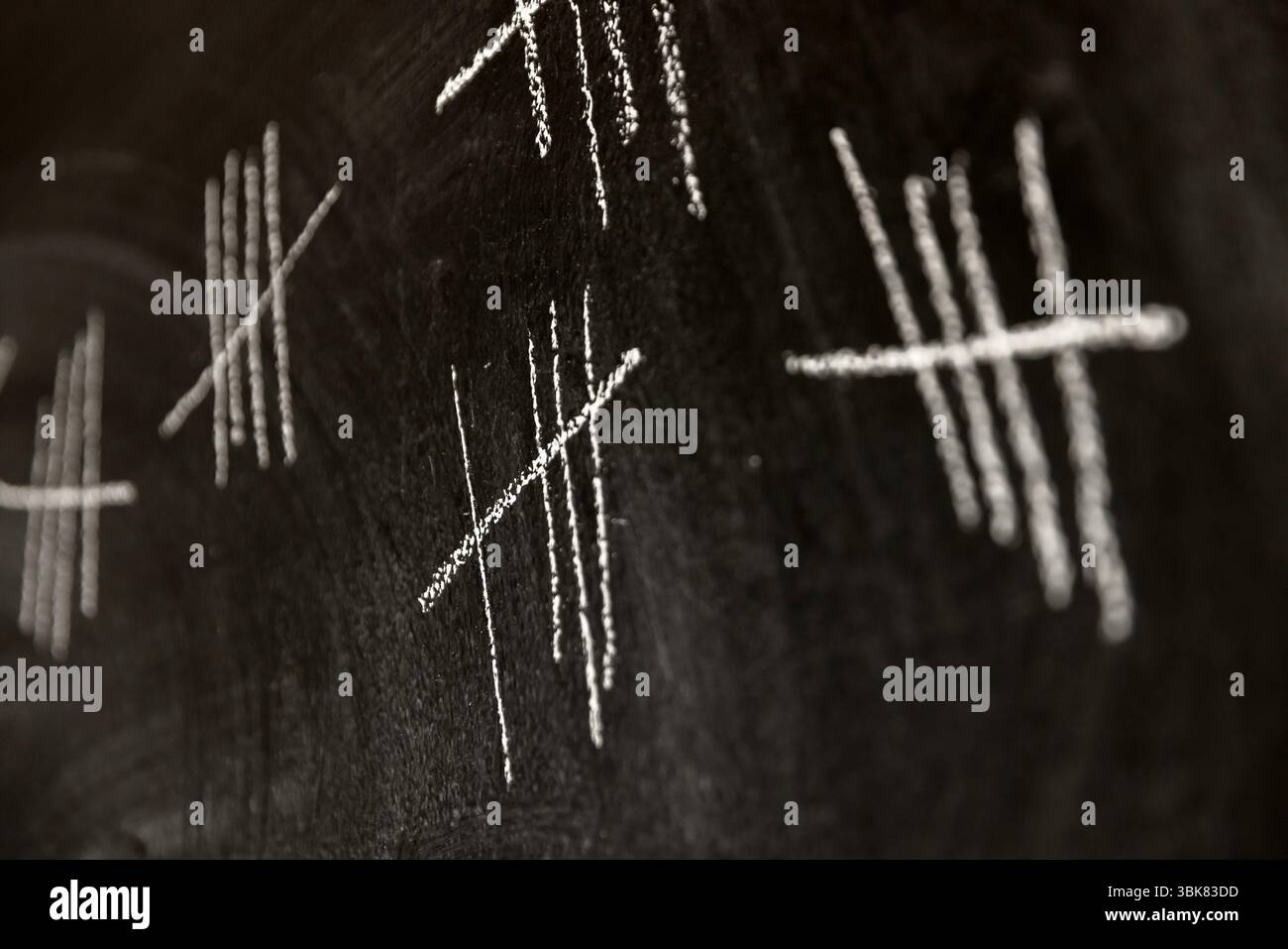 Strike chalk markings hi-res stock photography and images - Alamy