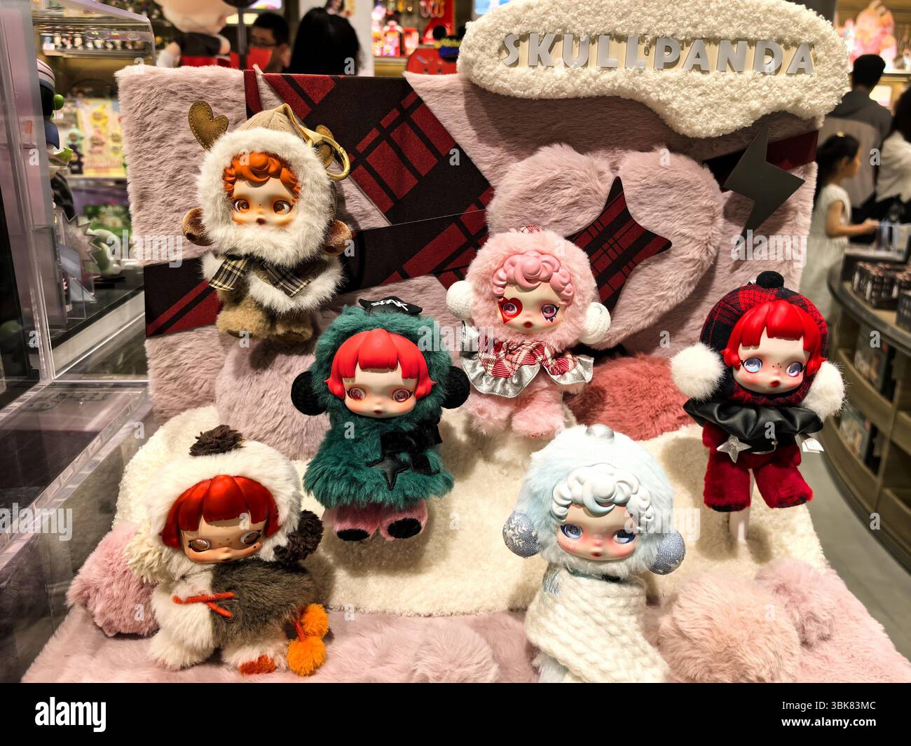 Labubu products at a Pop Mart store in Beijing, China, 15 June, 2025 ...