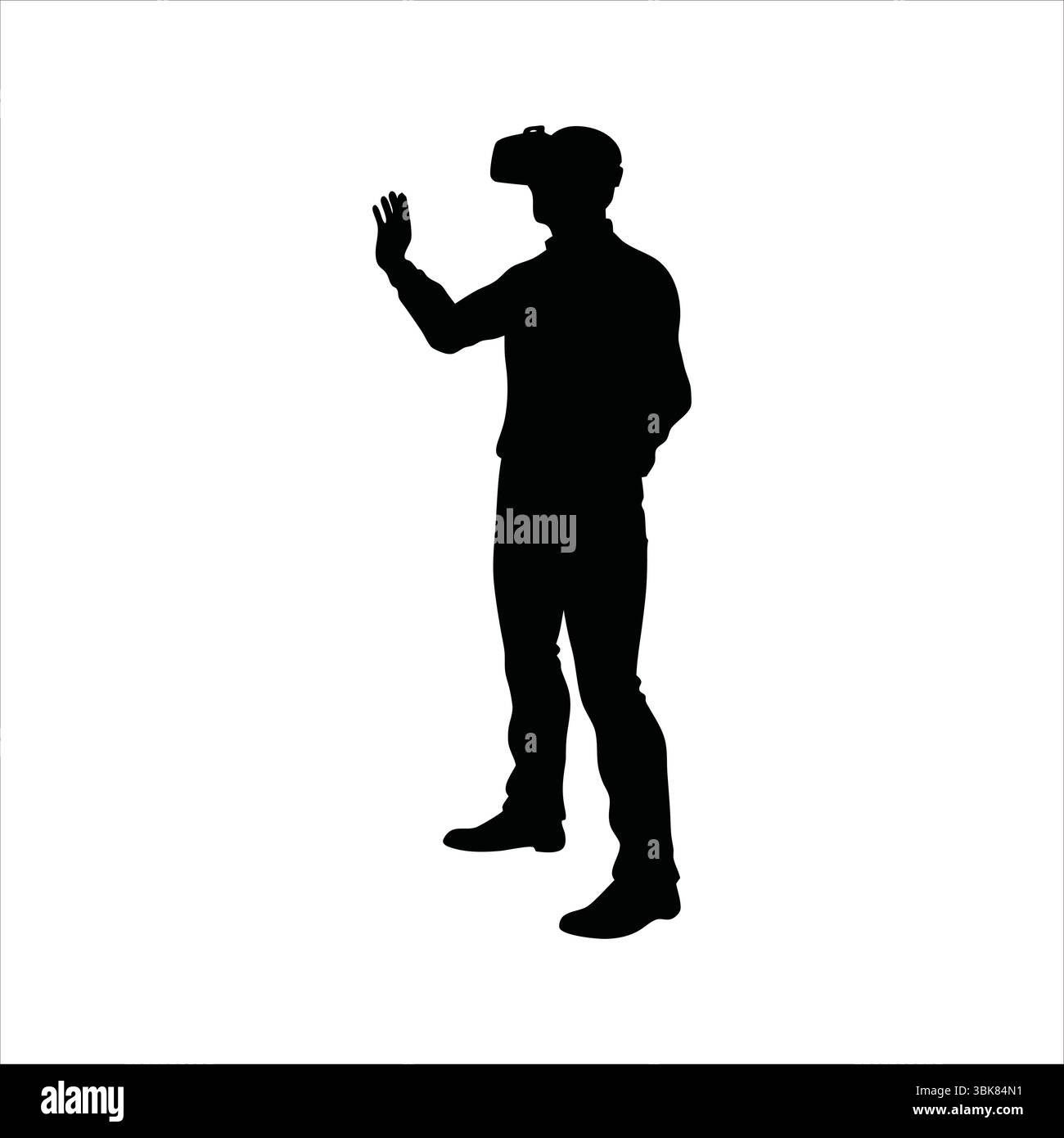 Vr reality interaction icon Stock Vector Images - Alamy