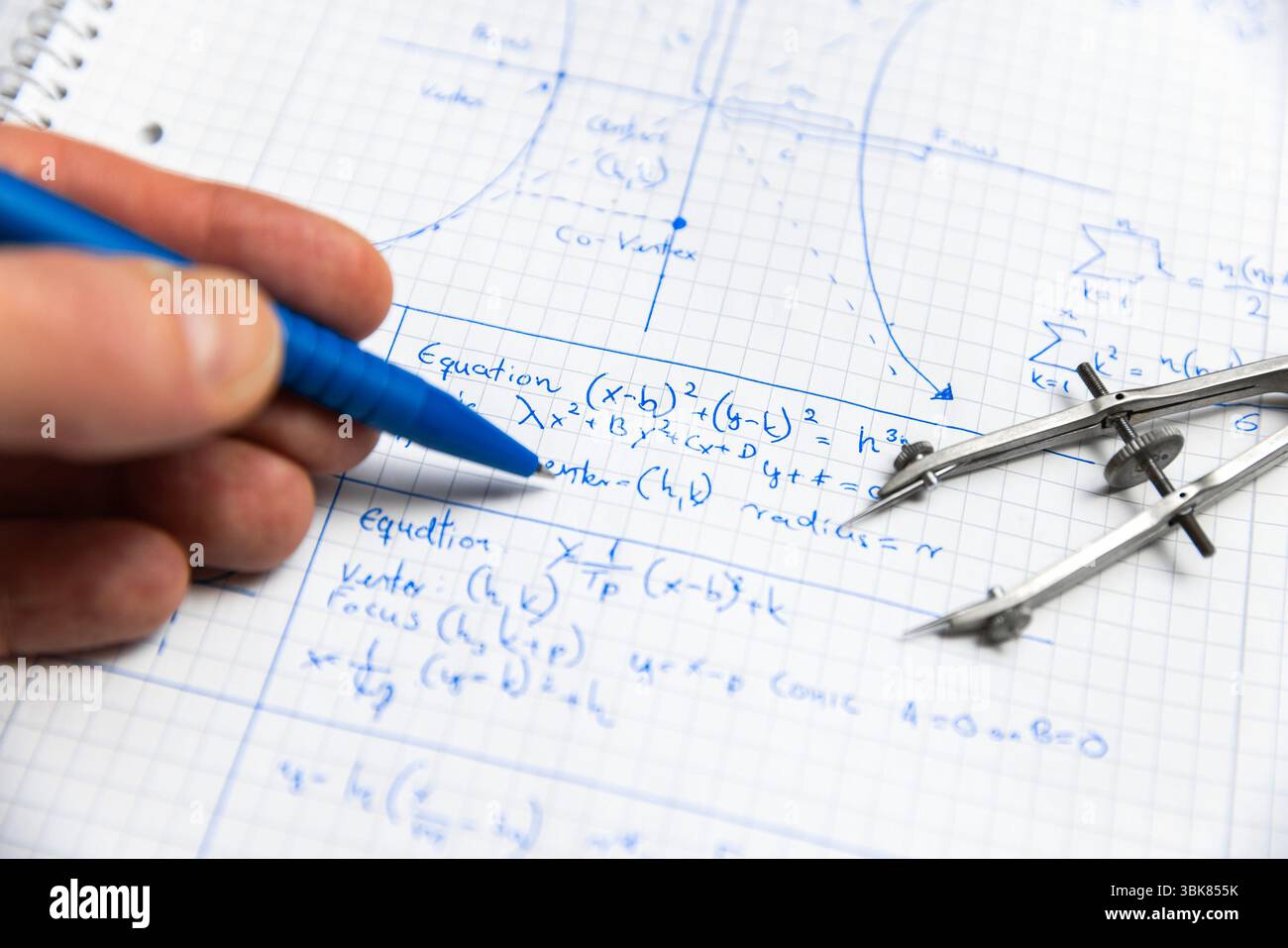 Mathematical formula handwriting paper hi-res stock photography and ...
