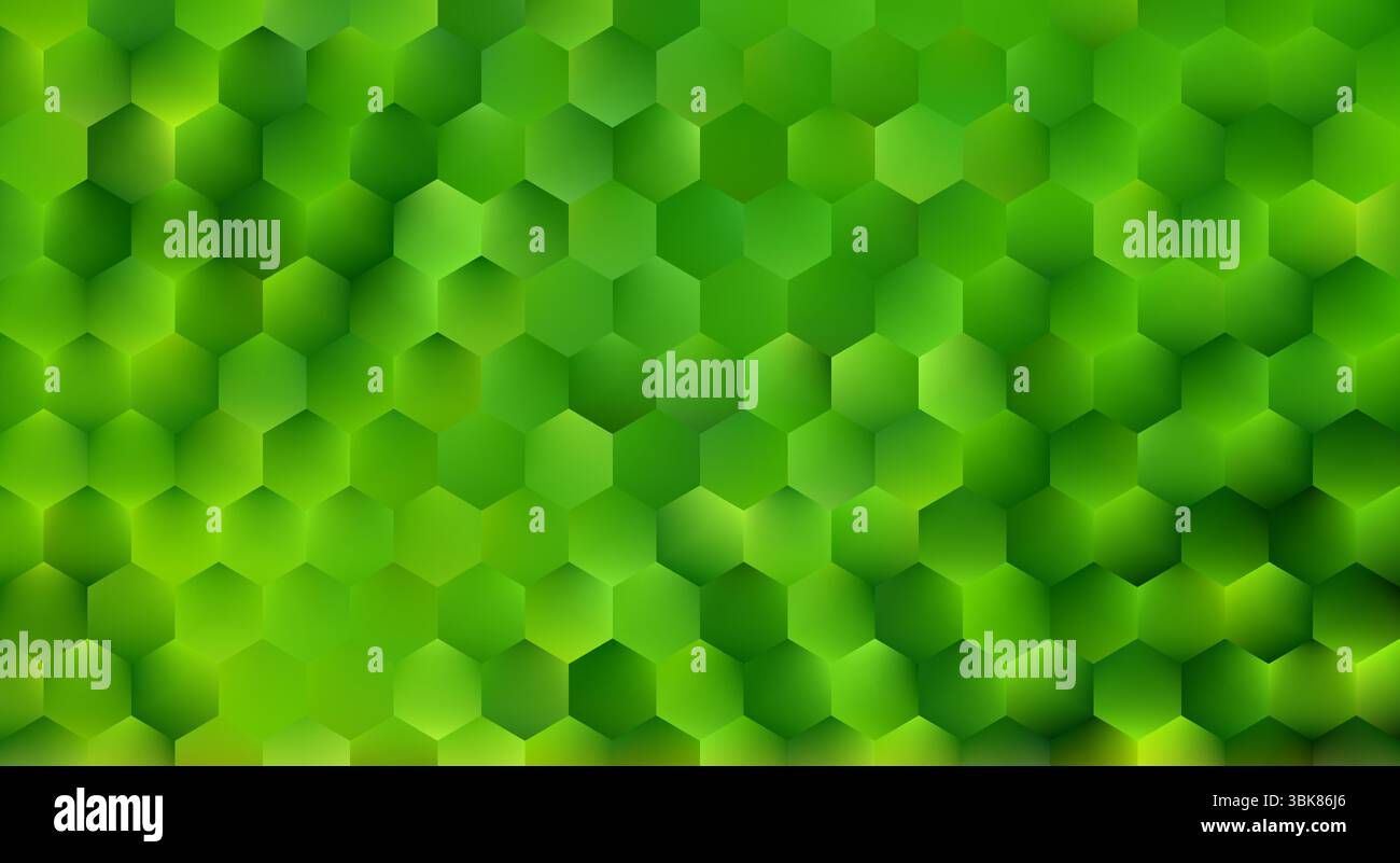 Green hexagon background. Green hexagonal bg Stock Vector Image & Art ...