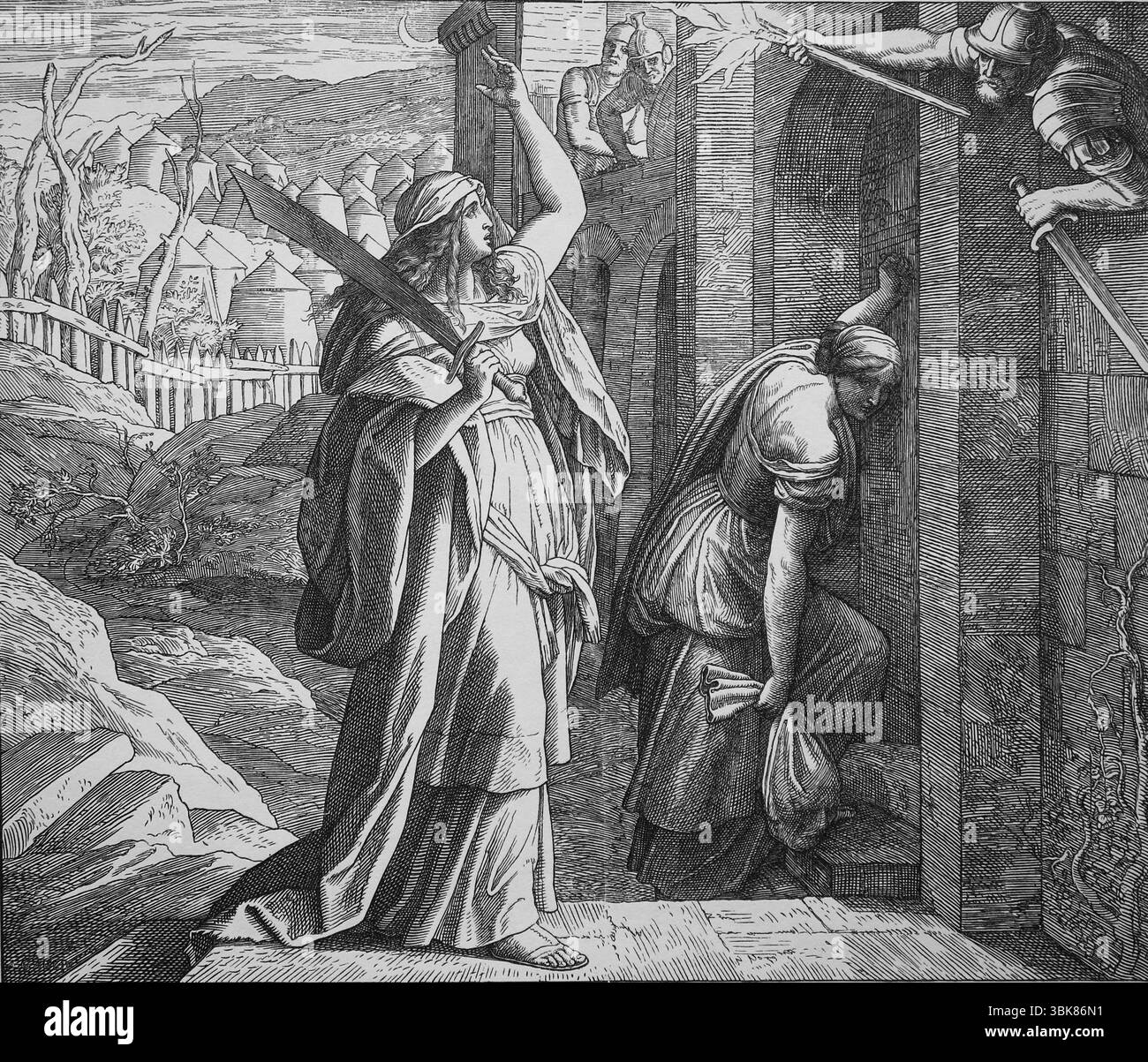 Old Testament. Judith returns unharmed to her people. Book of Judith ...