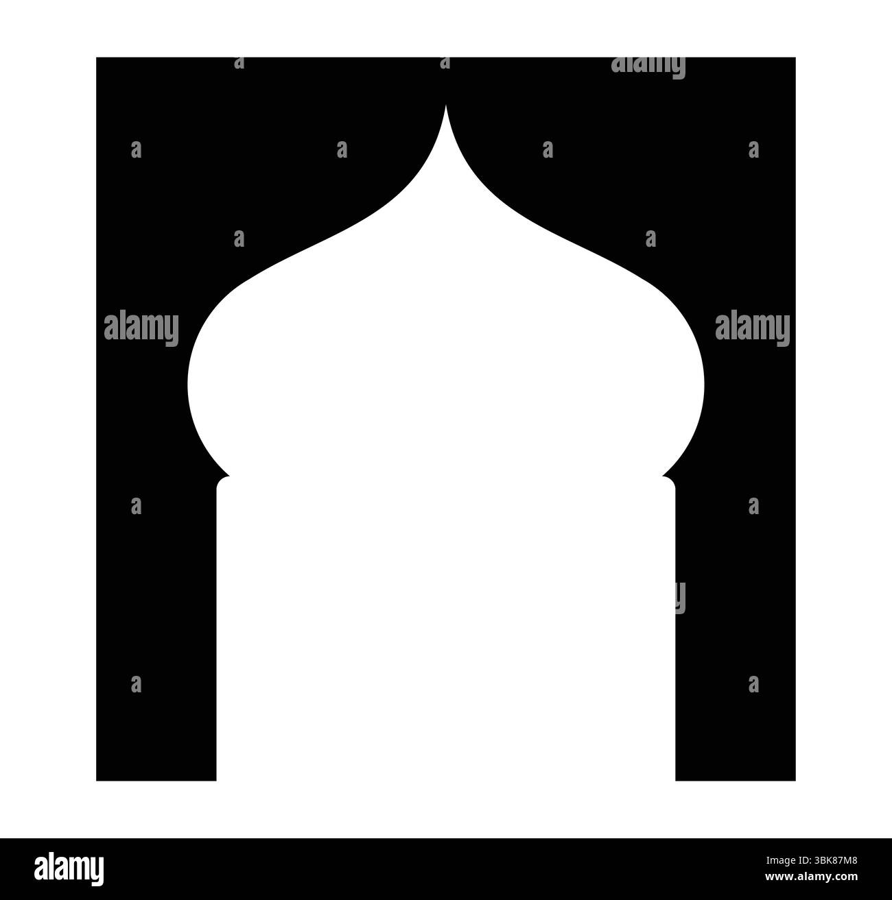 Islamic Mosque Arch Traditional Arabian Window and Door Design Stock ...