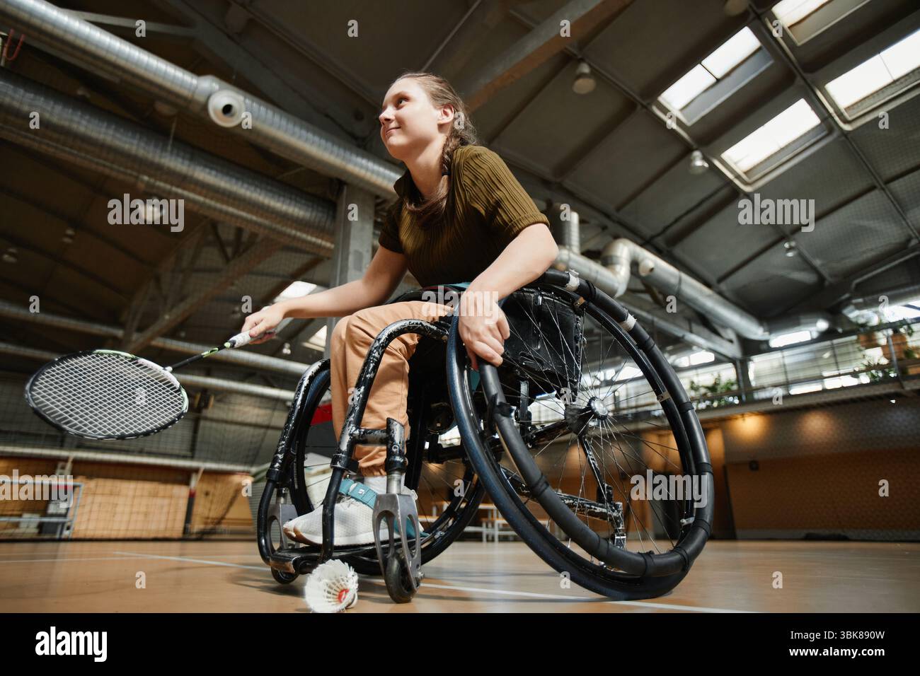 Practicing badminton hi-res stock photography and images - Alamy