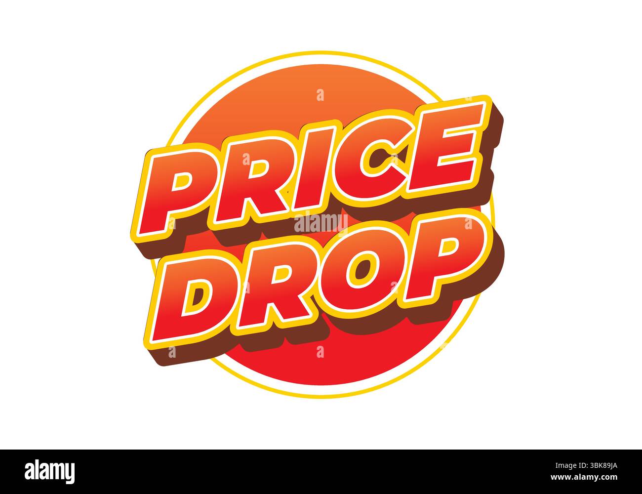 Bright gradient sale tag Cut Out Stock Images & Pictures - Alamy