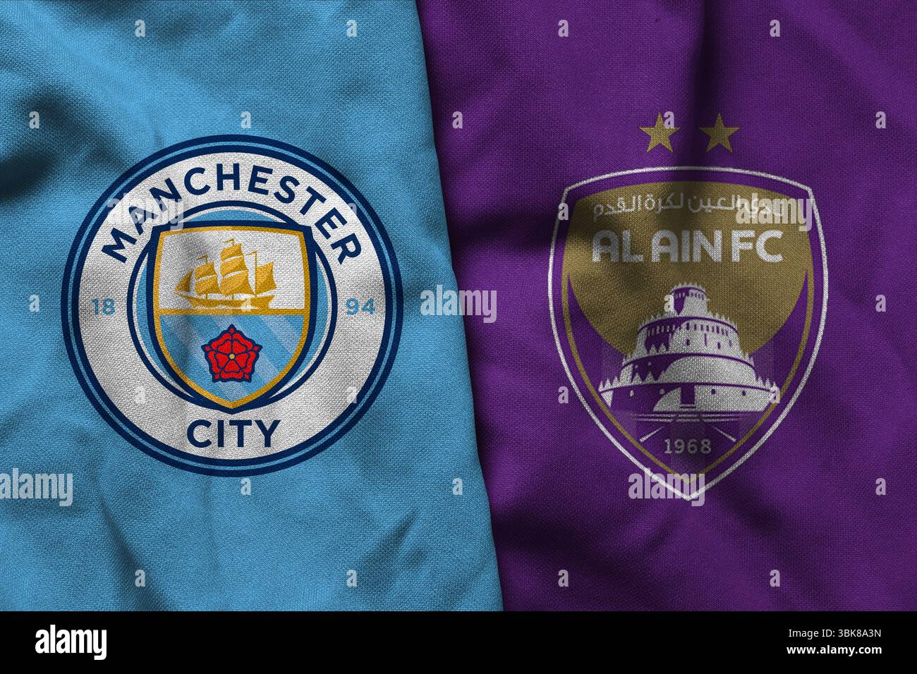 Pringsewu, Lampung; June 19, 2025; The texture of the Manchester City ...