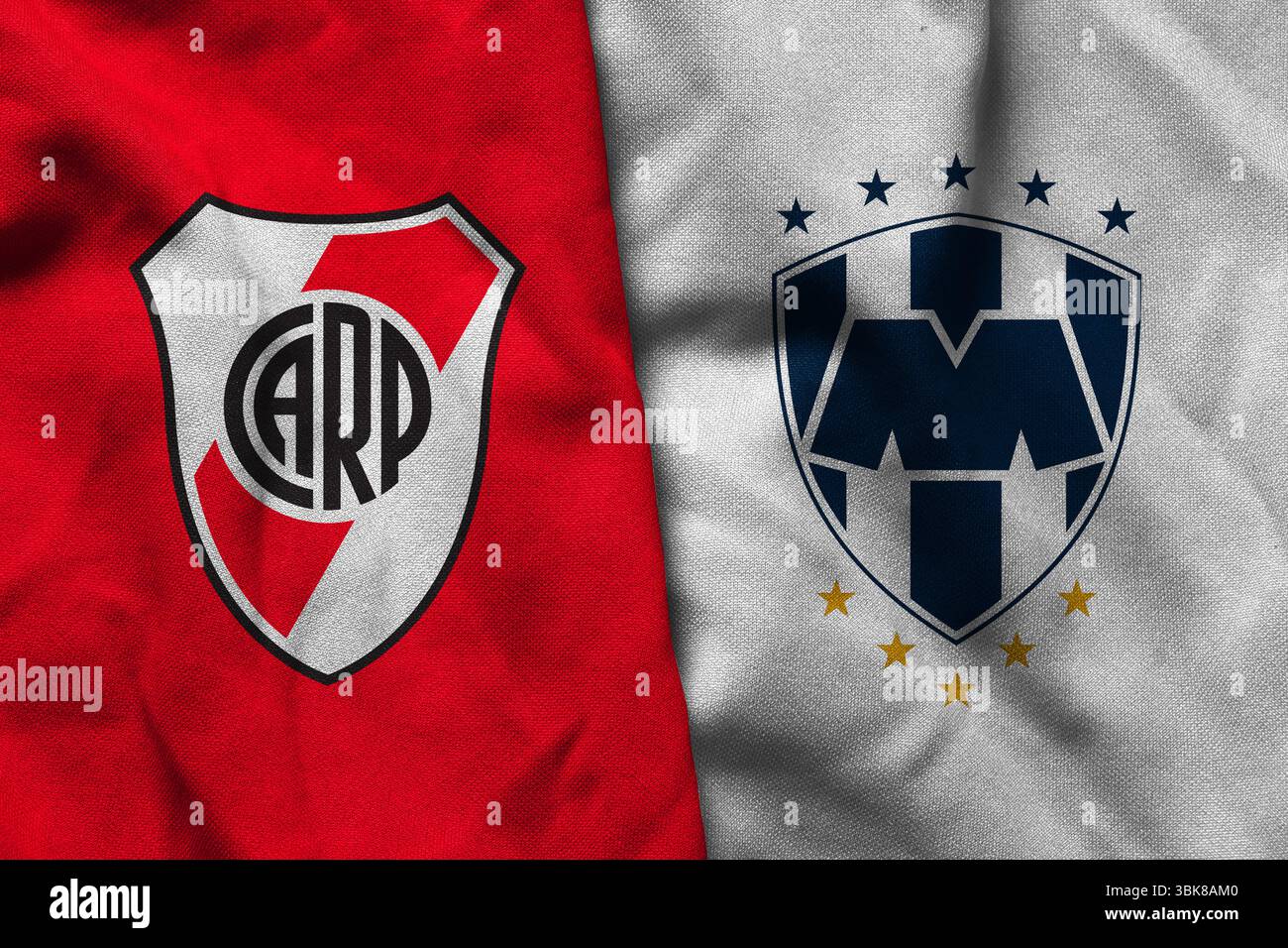 Pringsewu, Lampung; June 19, 2025; The texture of the River Plate ...