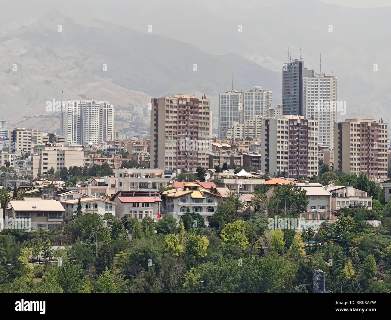 TEHRAN, IRAN - JUNE 11, 2025: A general view of the Iran capital city ...