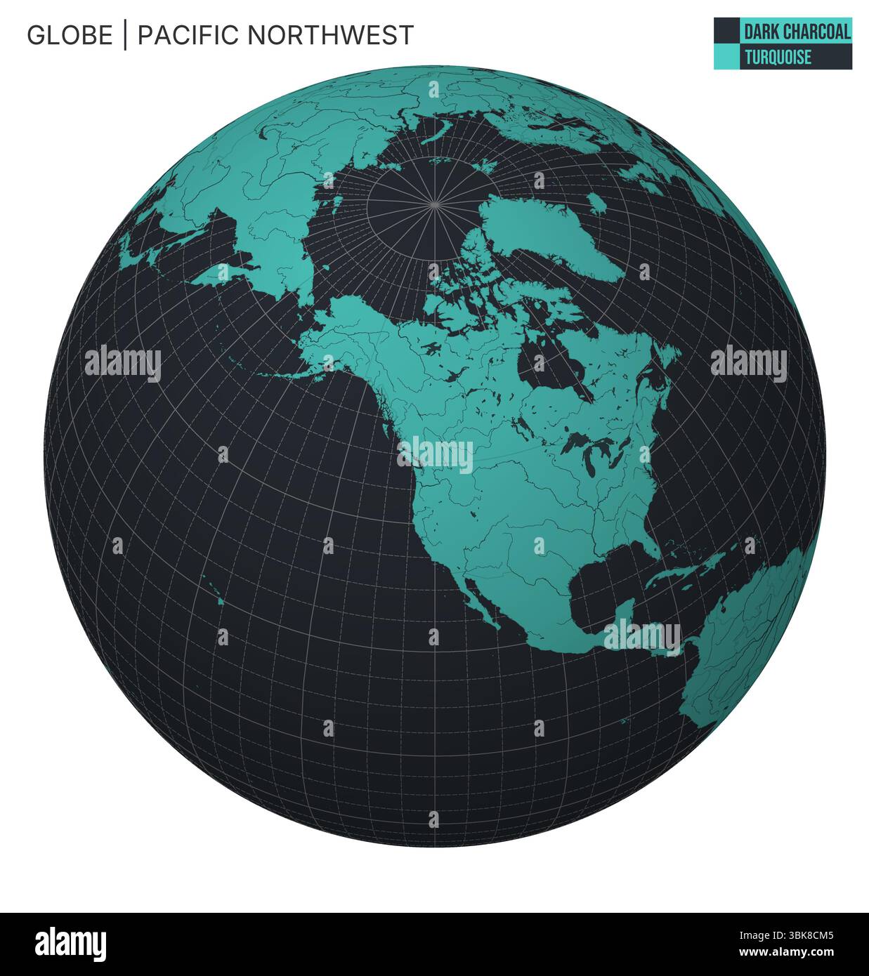 Pacific northwest map america hi-res stock photography and images - Alamy