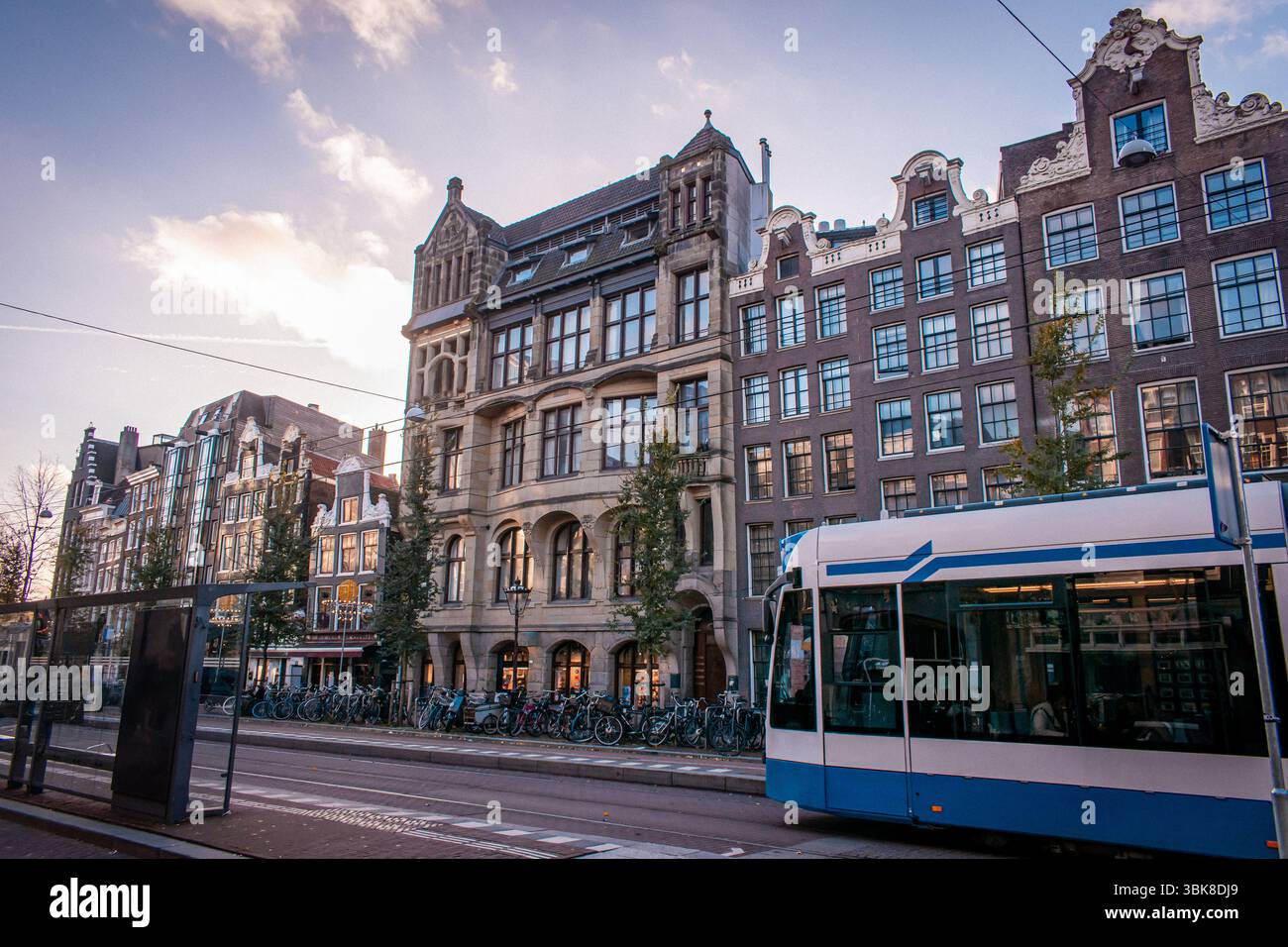 Amsterdam, Netherlands. Stunning Dutch architecture surrounded by lush ...