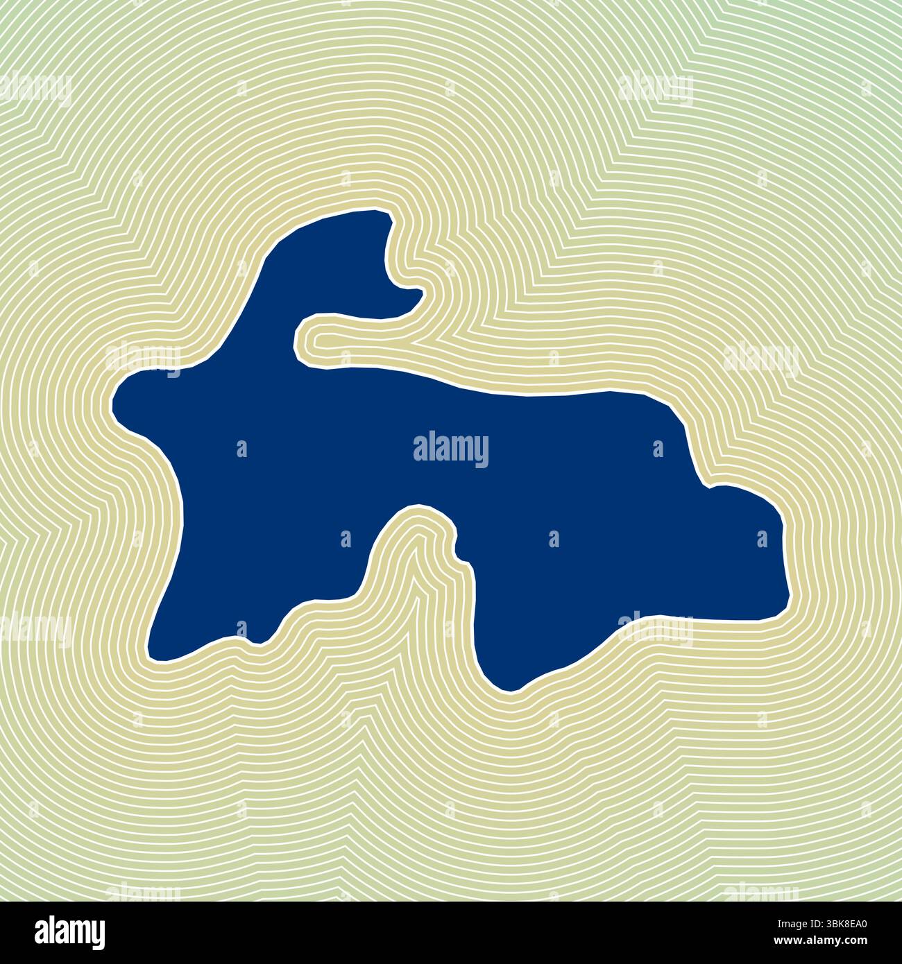 Tajikistan map icon. Country shape on radiant striped gradient ...