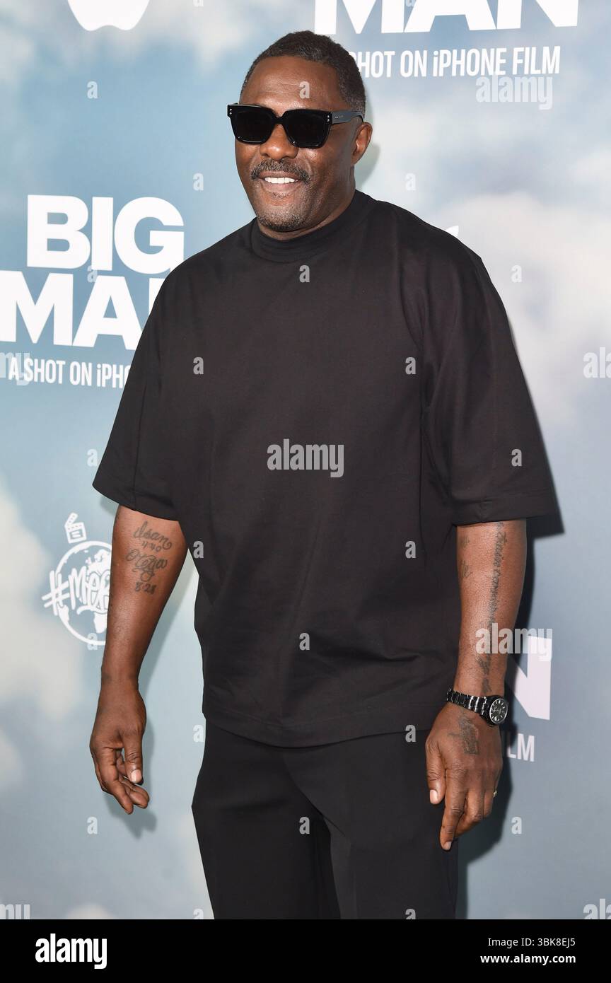 Idris Elba bei der Premiere des Apple iPhone 16 Pro Kurzfilms 'Big Man ...