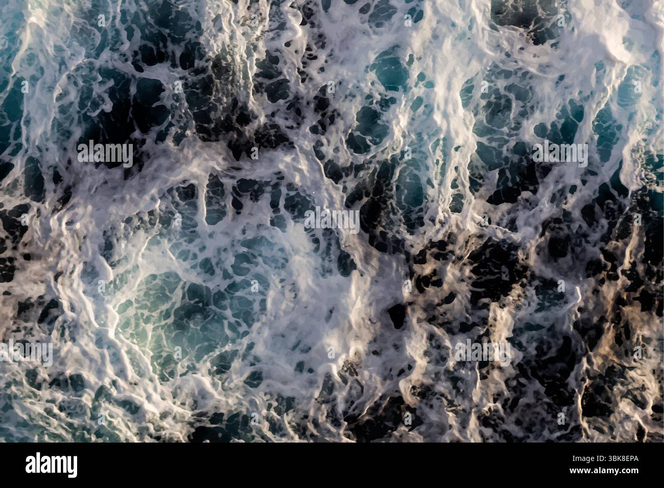 Beautiful aerial view majestic Stock Vector Images - Alamy