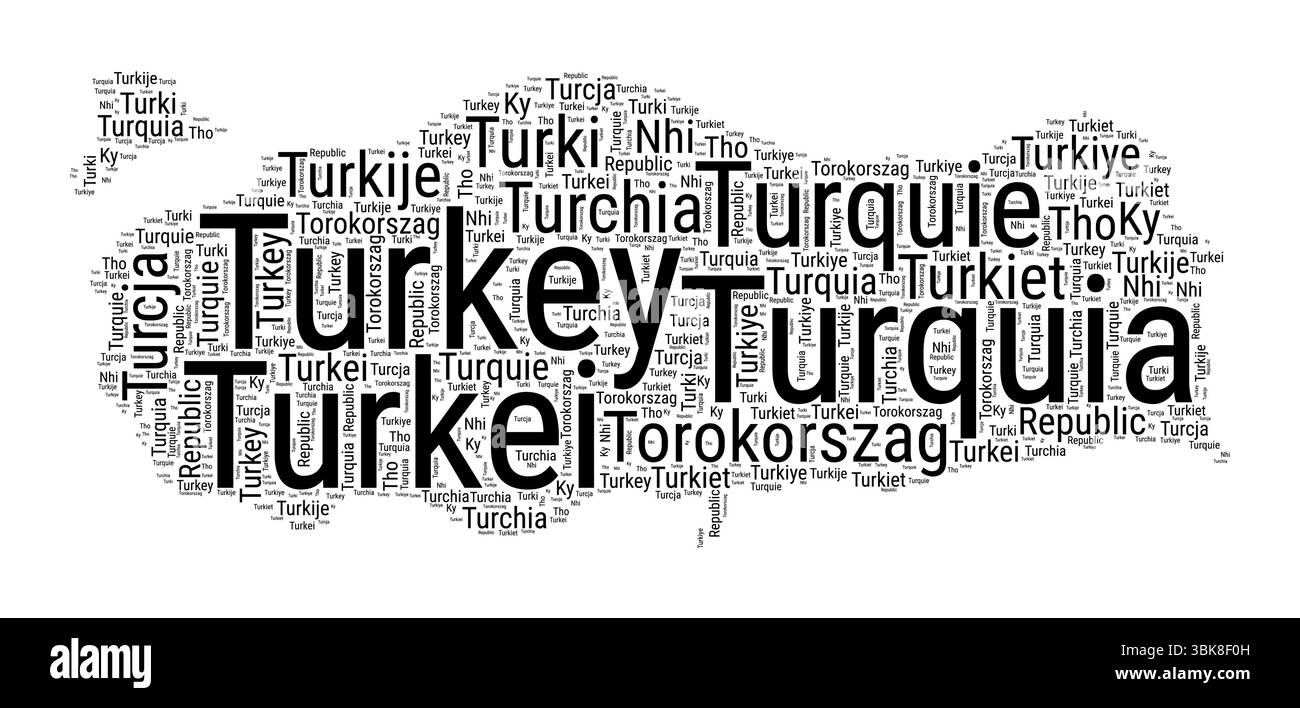 Black white turkey in Stock Vector Images - Alamy