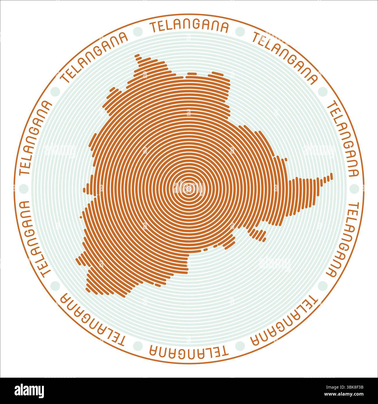 Telangana map hi-res stock photography and images - Alamy