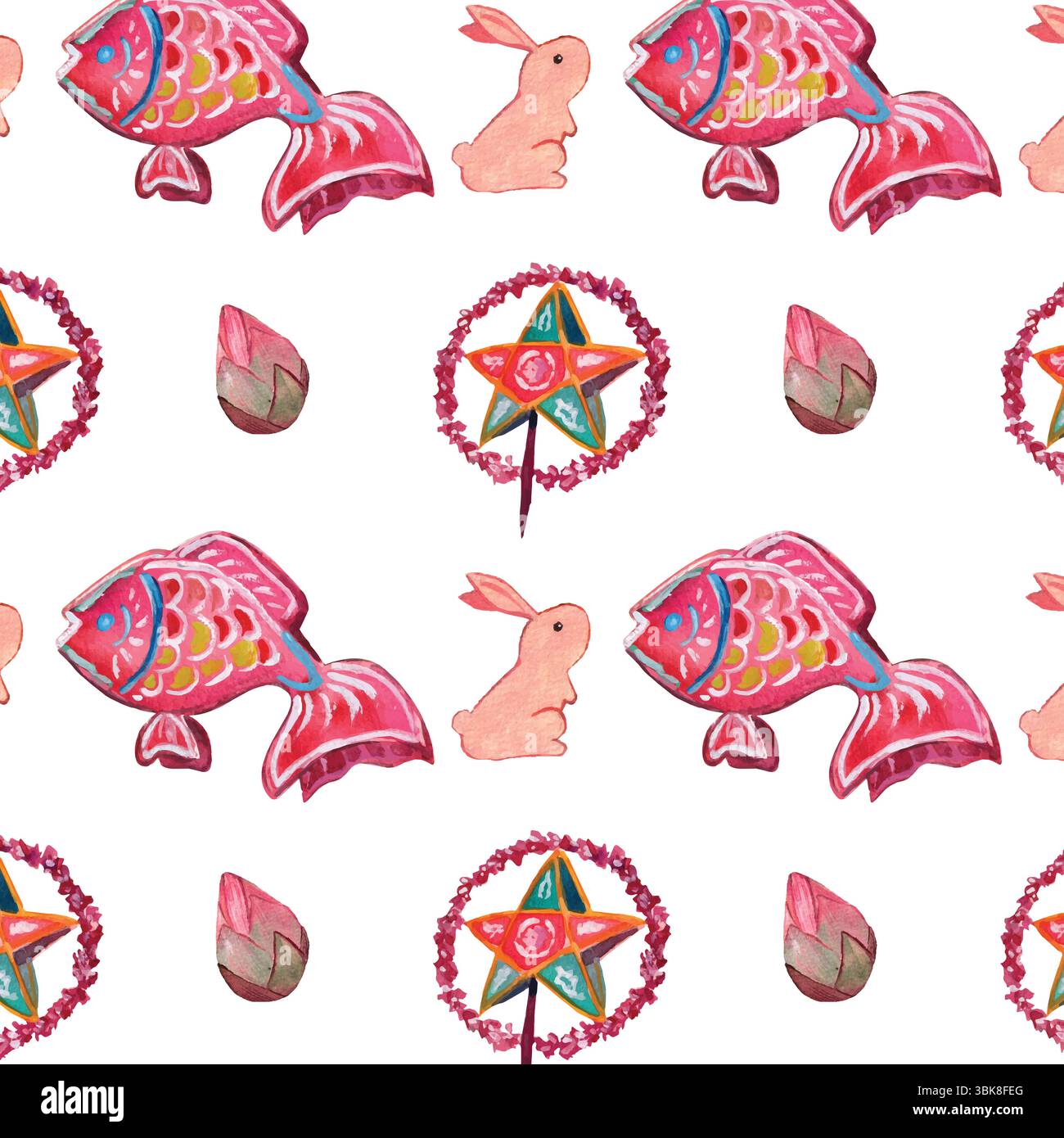 Lotus moon Stock Vector Images - Alamy