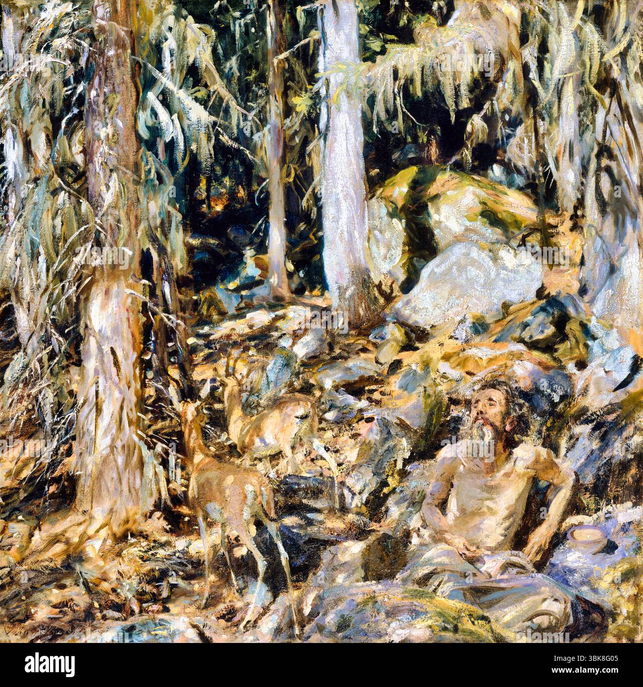 The Hermit (Il solitario) by John Singer Sargent, 1908, Impressionist ...