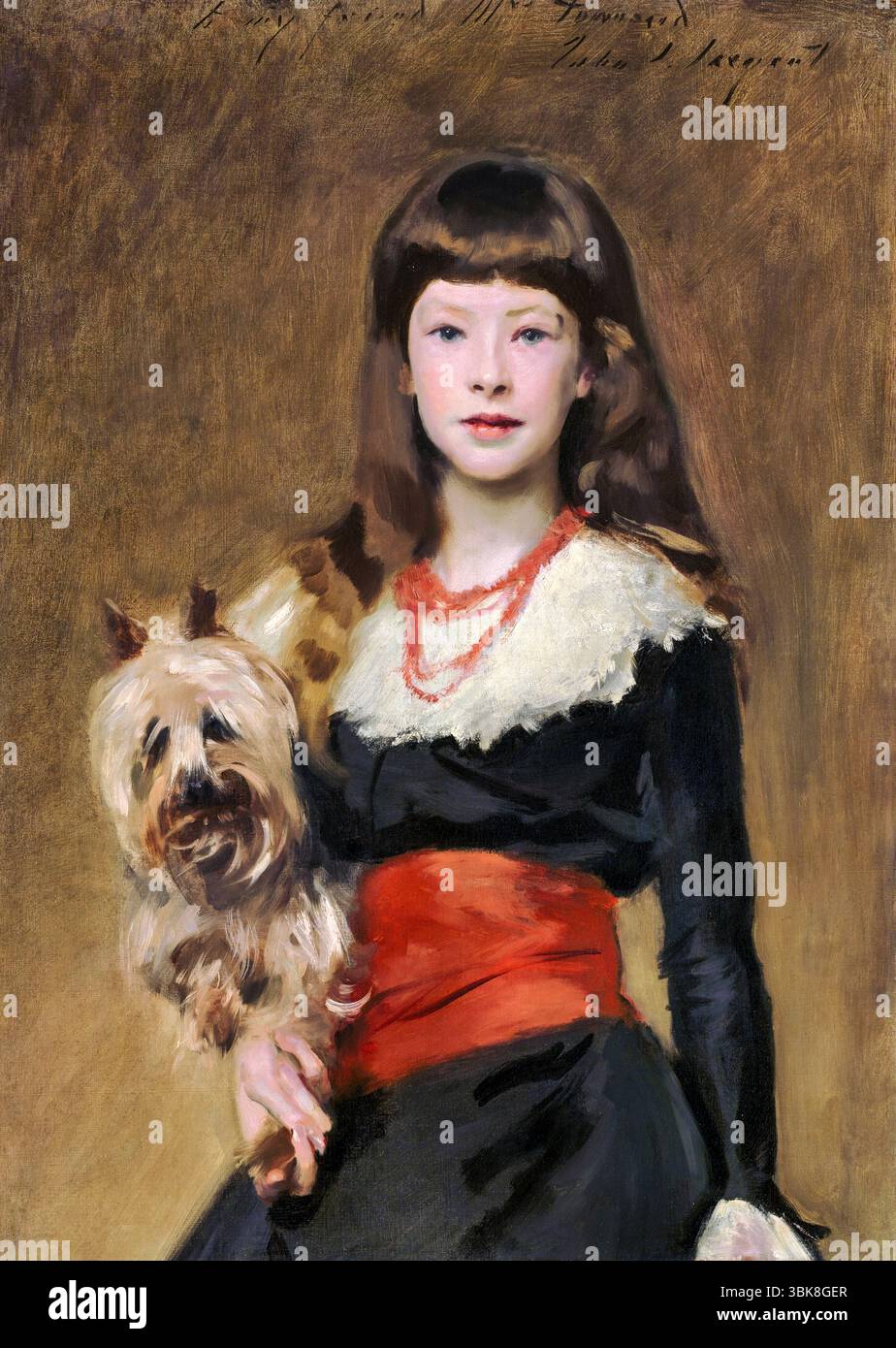 Miss Beatrice Townsend by John Singer Sargent, 1882, Elegant Portrait ...