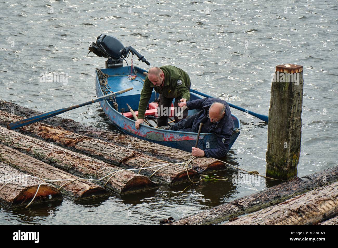 April 13, 2025 - Zaandam-Netherlands: A traditional Dutch miller and a ...