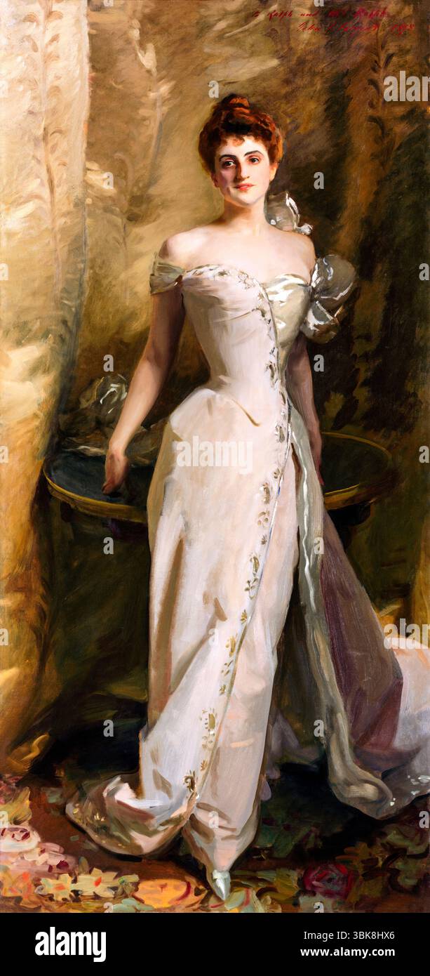 Portrait of Lisa Colt Curtis by John Singer Sargent, 1898, Elegant ...