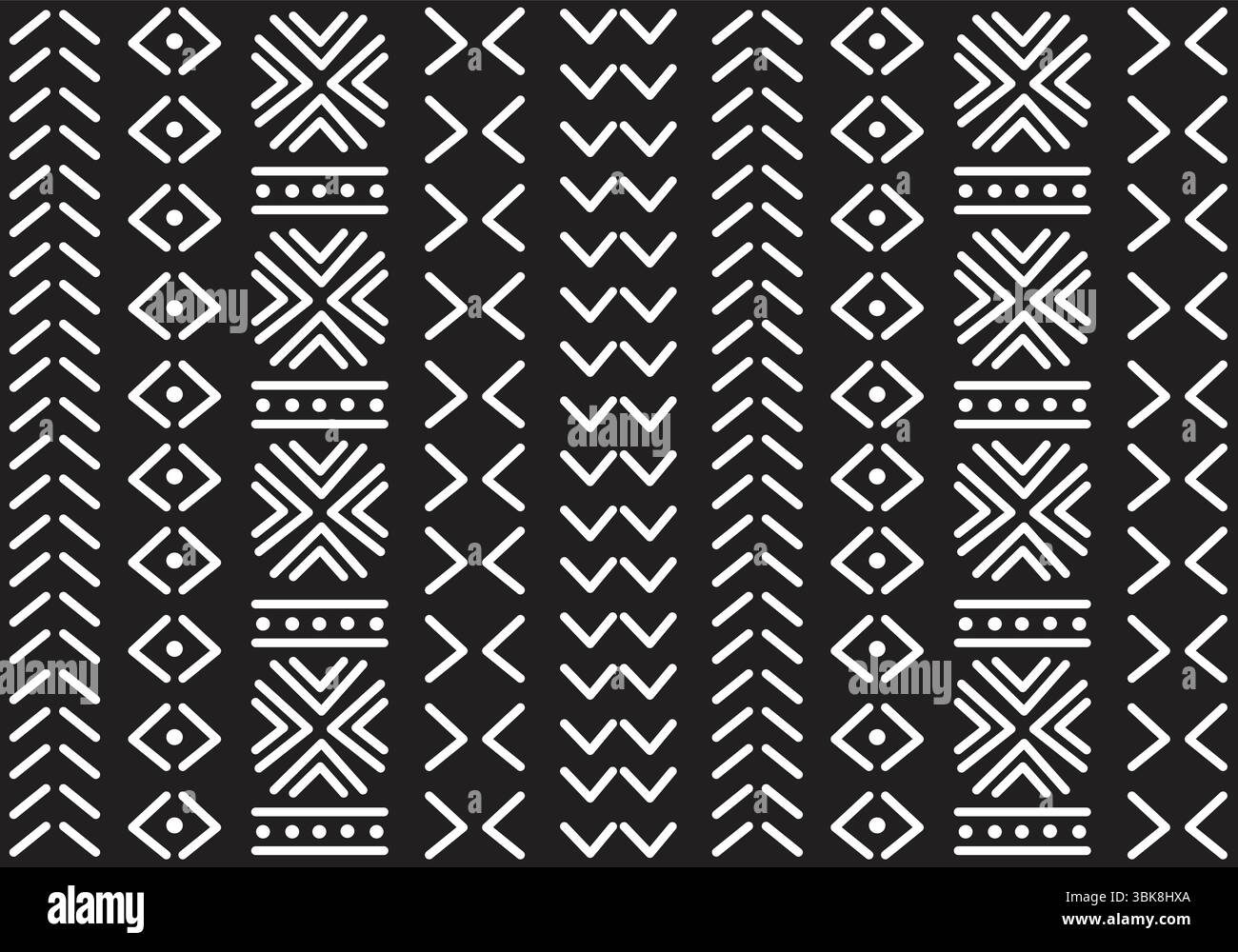 Batik fabric african Black and White Stock Photos & Images - Alamy