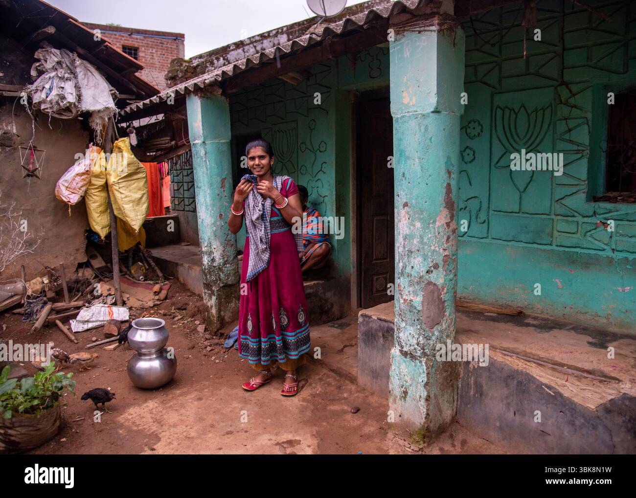 June 18, 2025, Kotpad, Odisha, India: Kotpad town in Koraput district ...