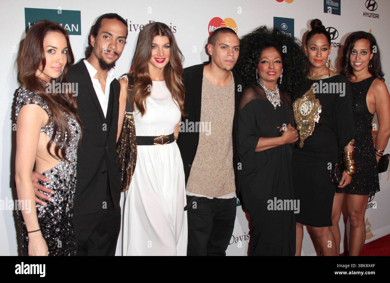 Chudney Ross, Evan Ross, Diana Ross, Tracee Ellis Ross and Ross Arne ...