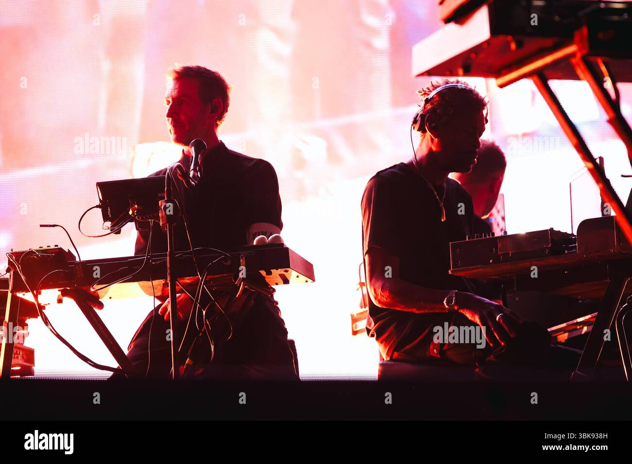 Milan, Massive Attack perform in concert during the Unaltrofestival ...