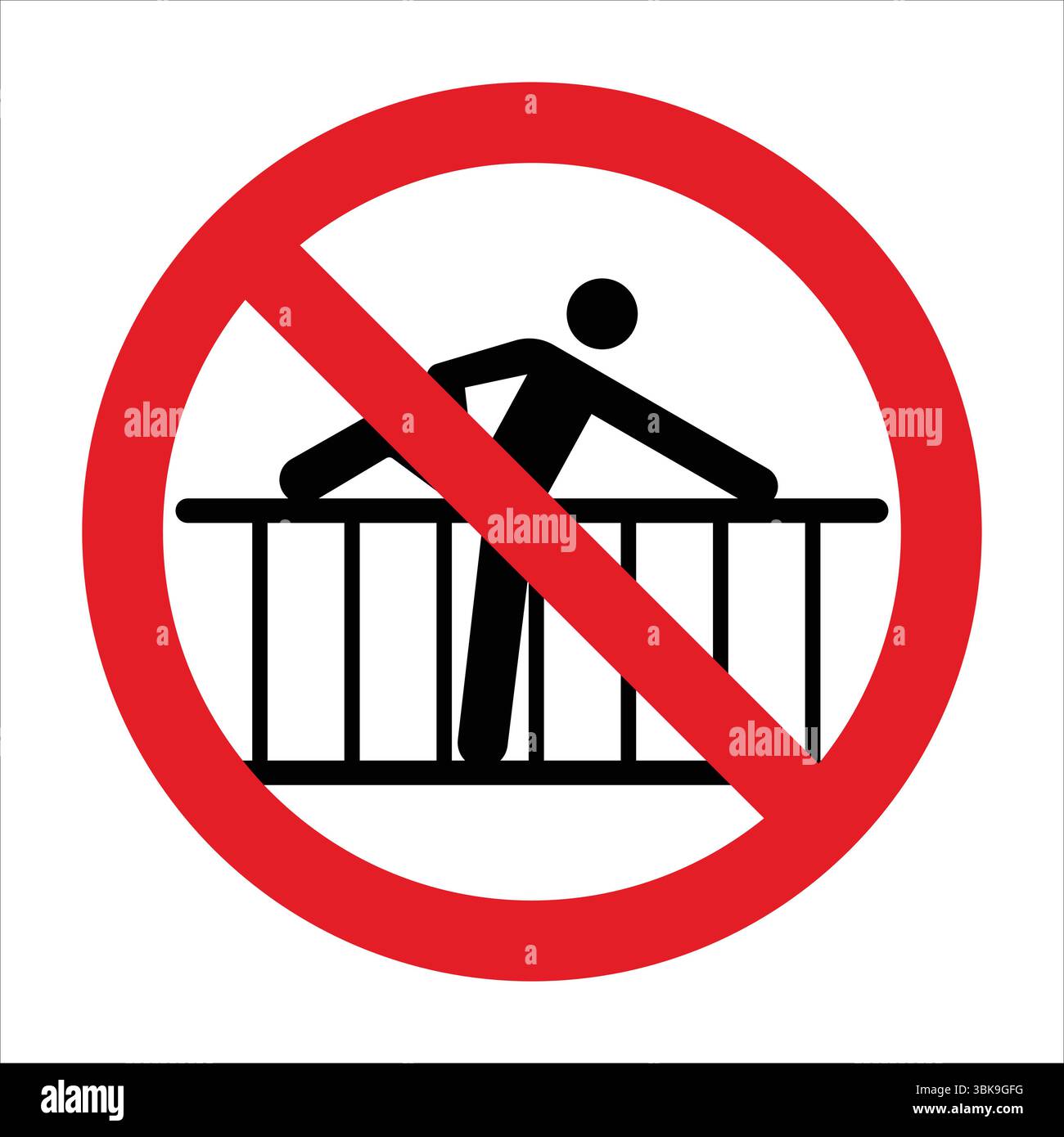 The safety railing Stock Vector Images - Alamy