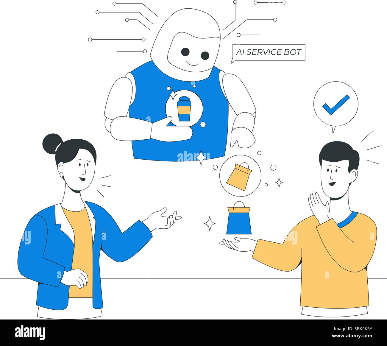 Tech powered solutions Stock Vector Images - Alamy