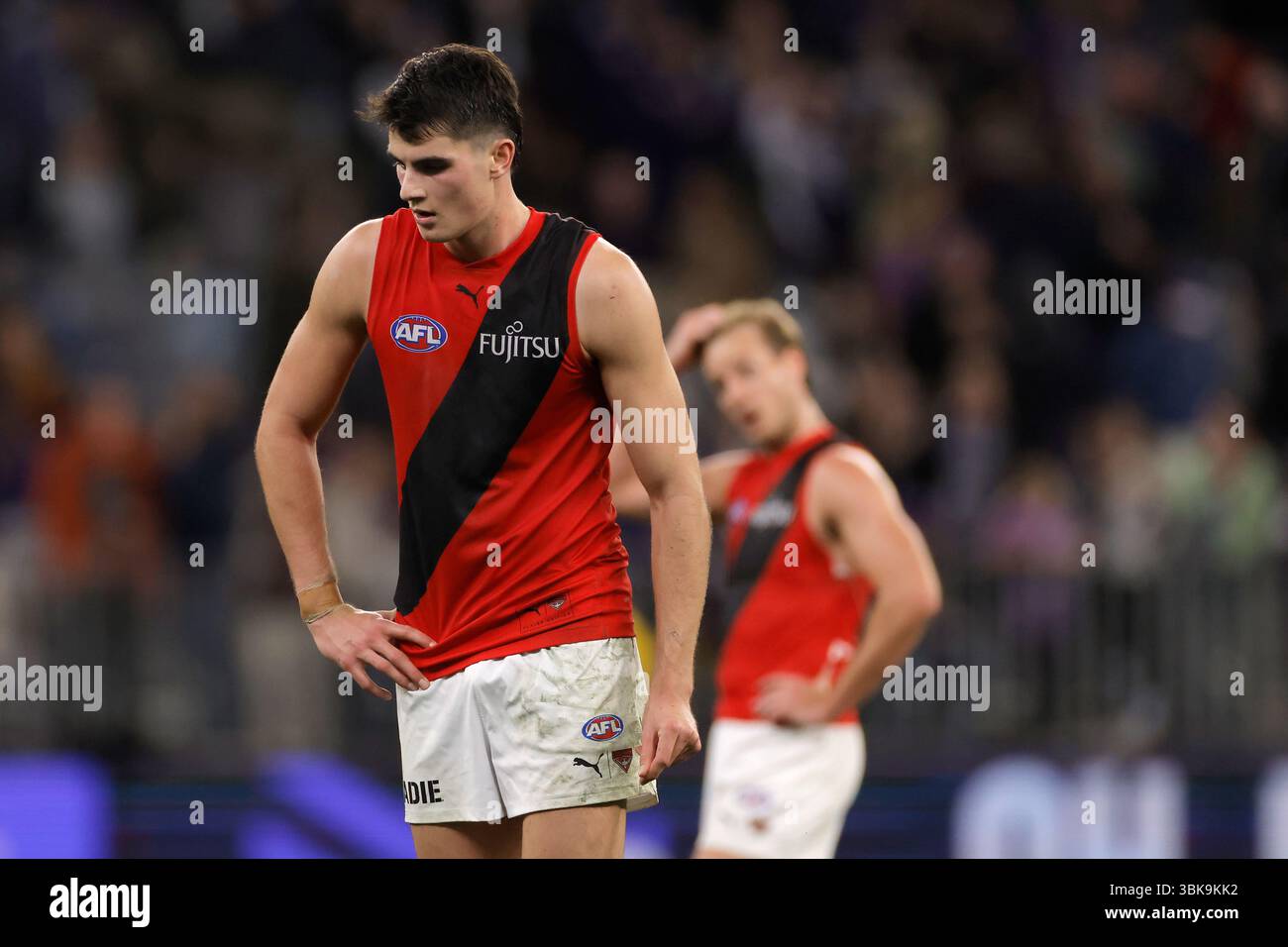 Perth, Australia. 19th June, 2025. Vigo Visentini of the Bombers looks ...