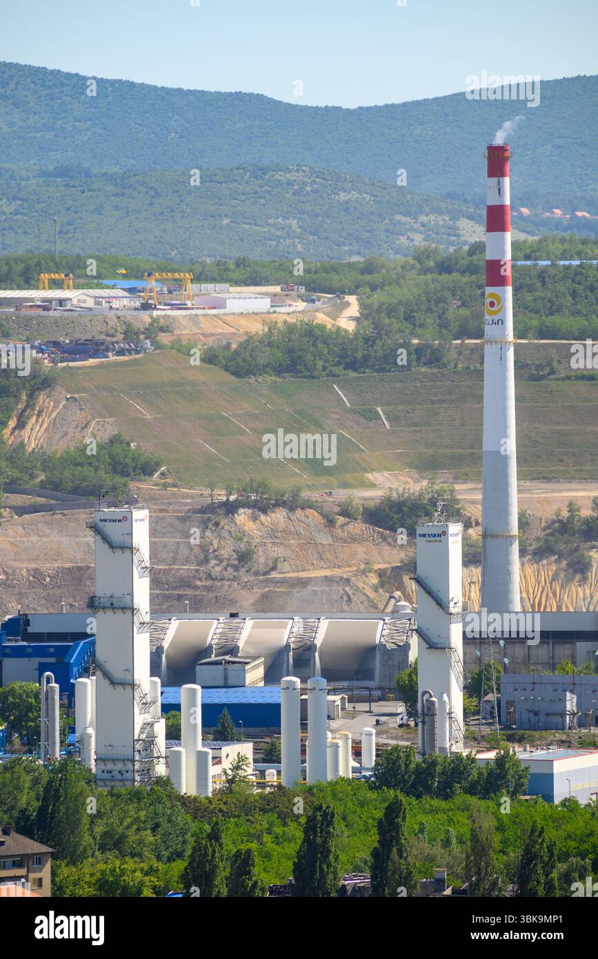 Copper mine and smelting complex of Zijin Bor Copper, one of the ...