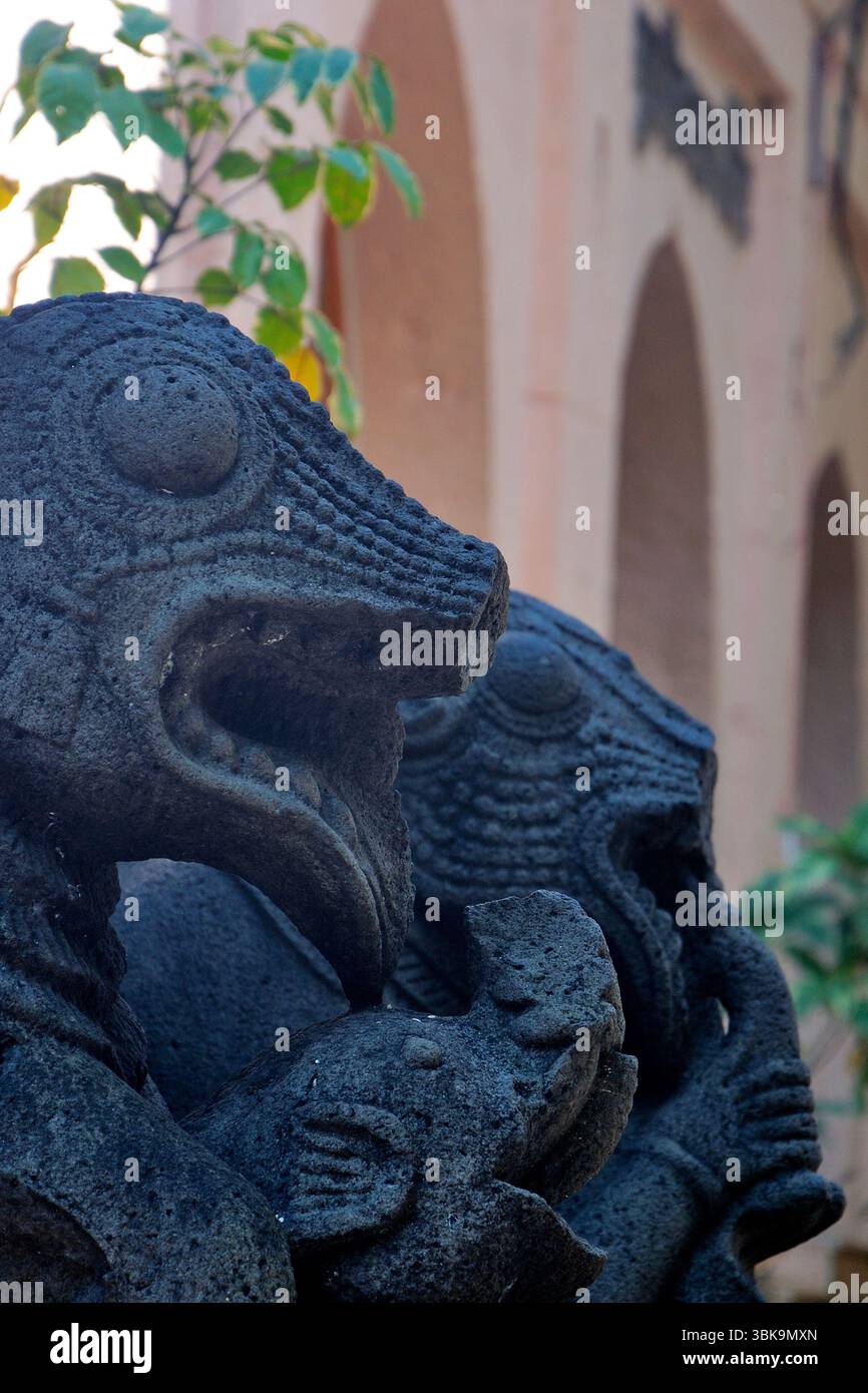 Carved Stone Temple at Siddhagiri Gramjivan Museum (Kaneri Math), it is ...