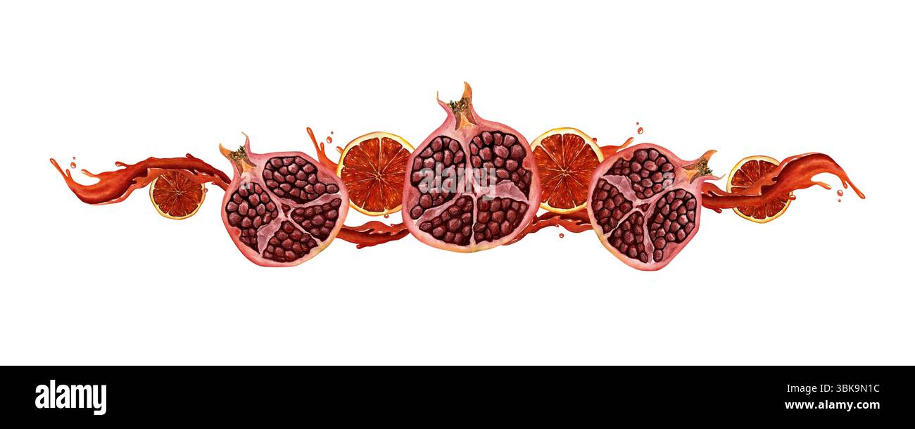 Fruits hand drawn frame Cut Out Stock Images & Pictures - Alamy