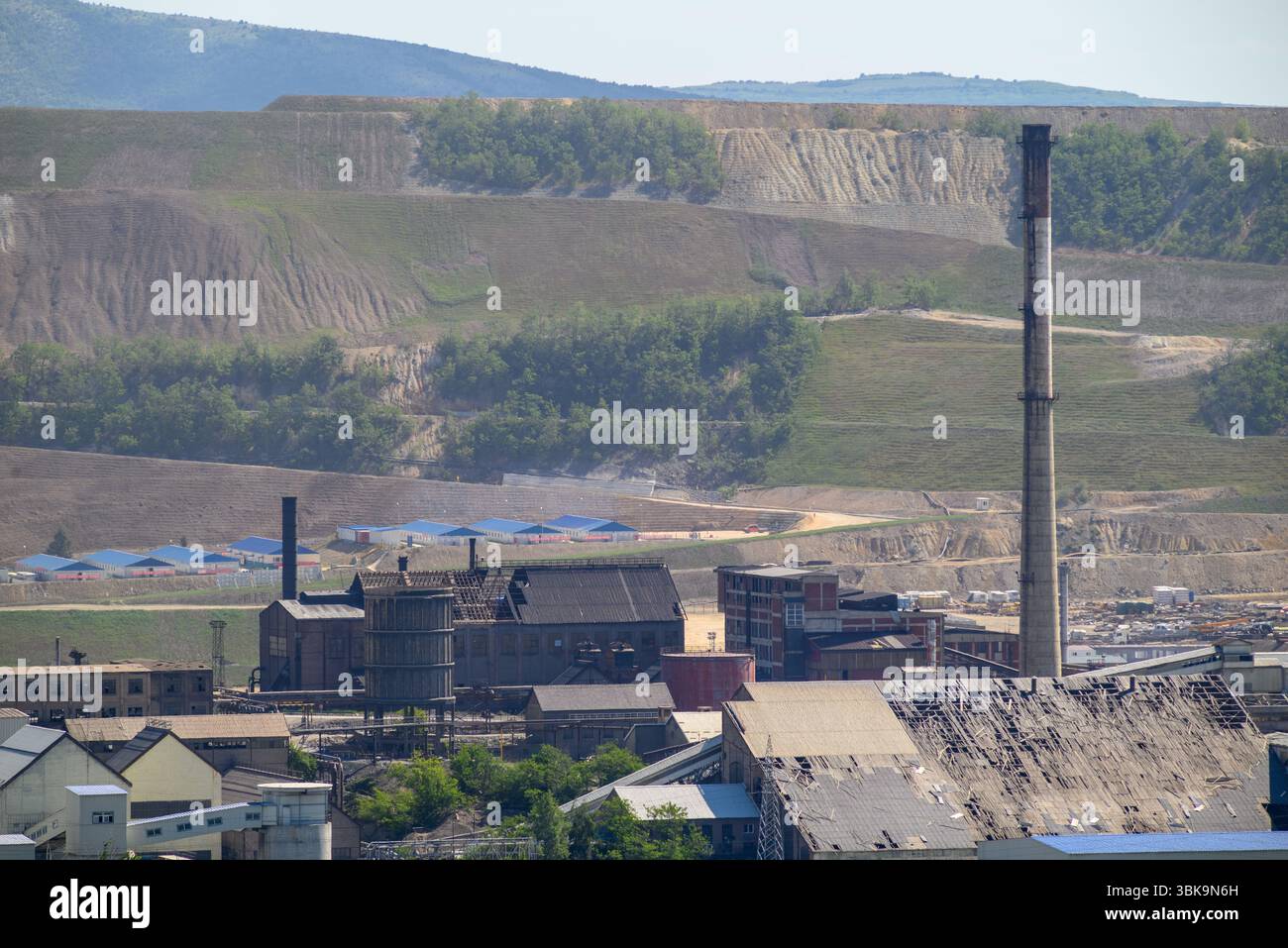 Copper mine and smelting complex of Zijin Bor Copper, one of the ...