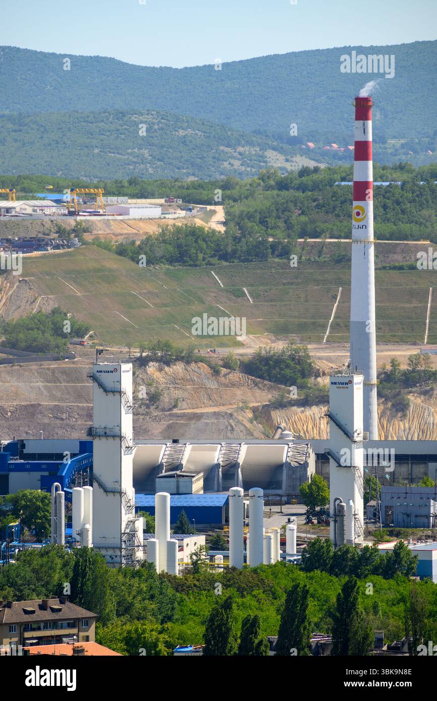 Copper mine and smelting complex of Zijin Bor Copper, one of the ...