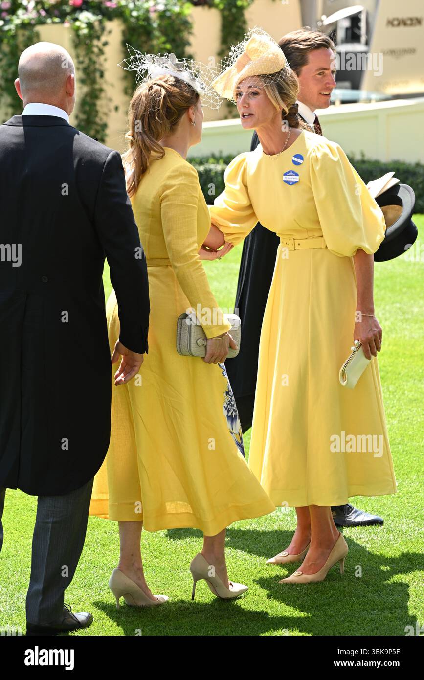 London, UK. June 19th, 2025. Princess Beatrice and Harriet Sperling ...