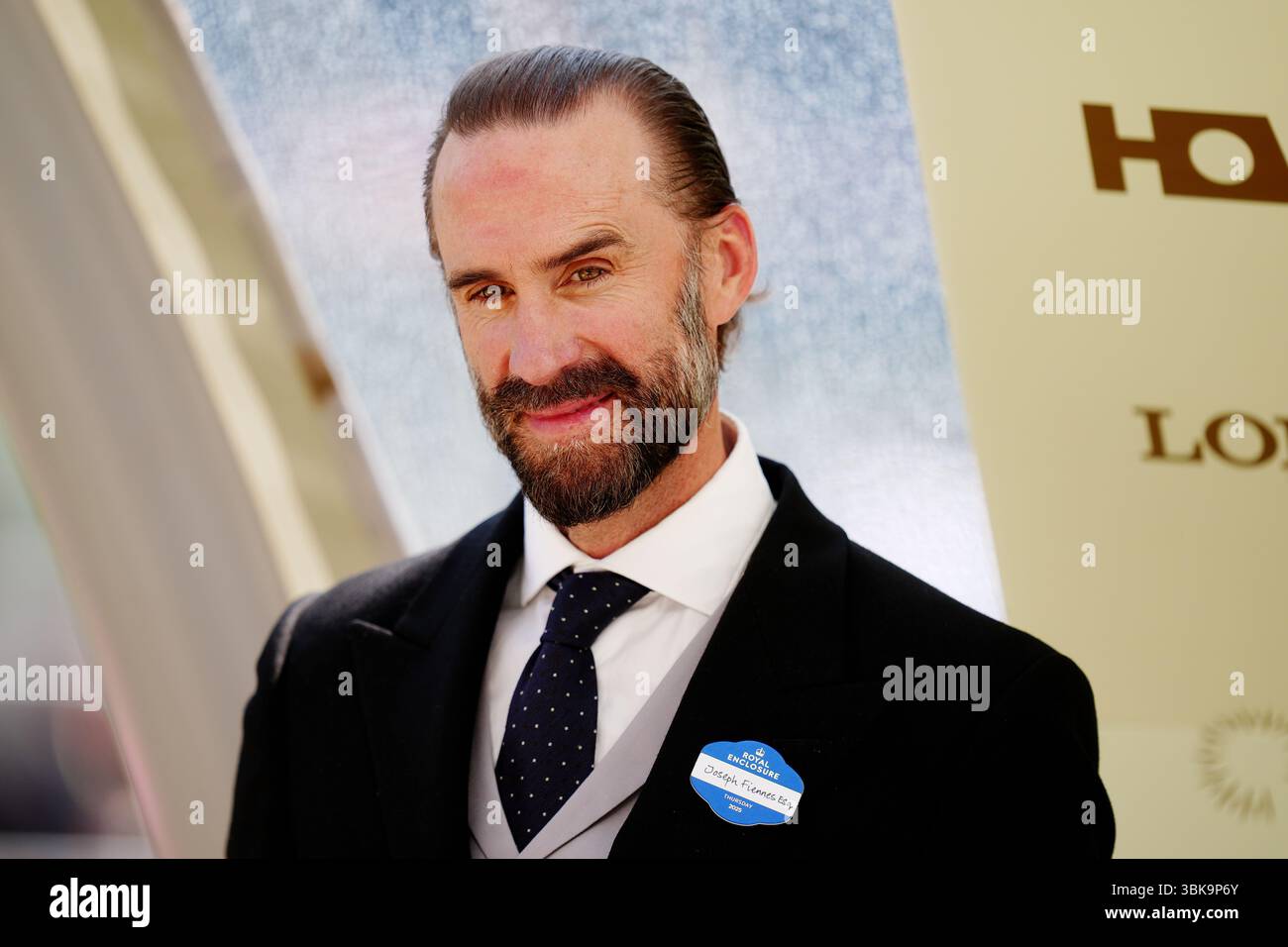 Actor Joseph Fiennes on day three of Royal Ascot at Ascot Racecourse ...