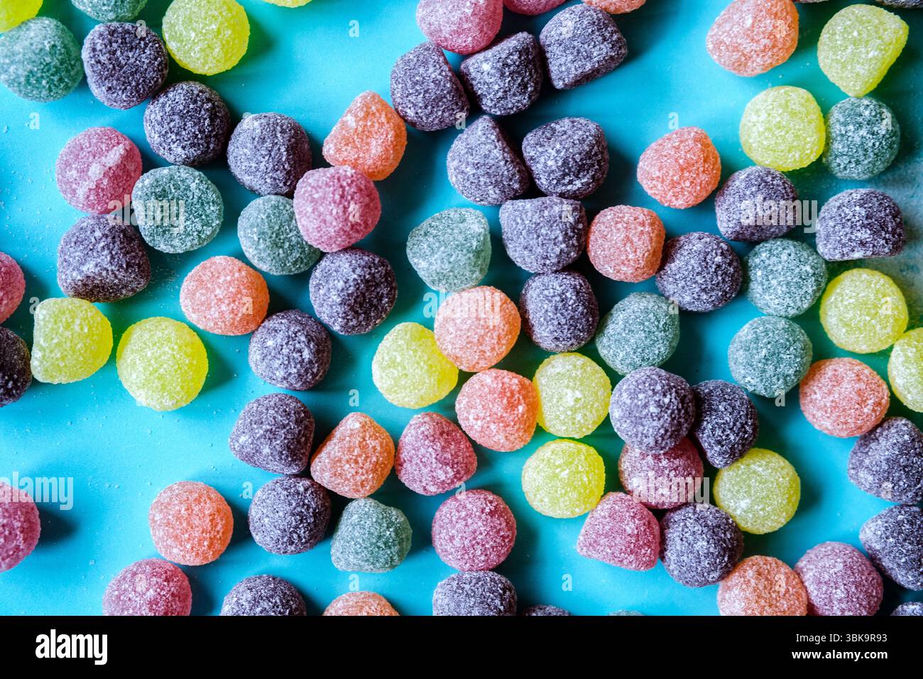 London UK, June 19 2025, Selection Of Colourful Sweet Sugar Coated ...