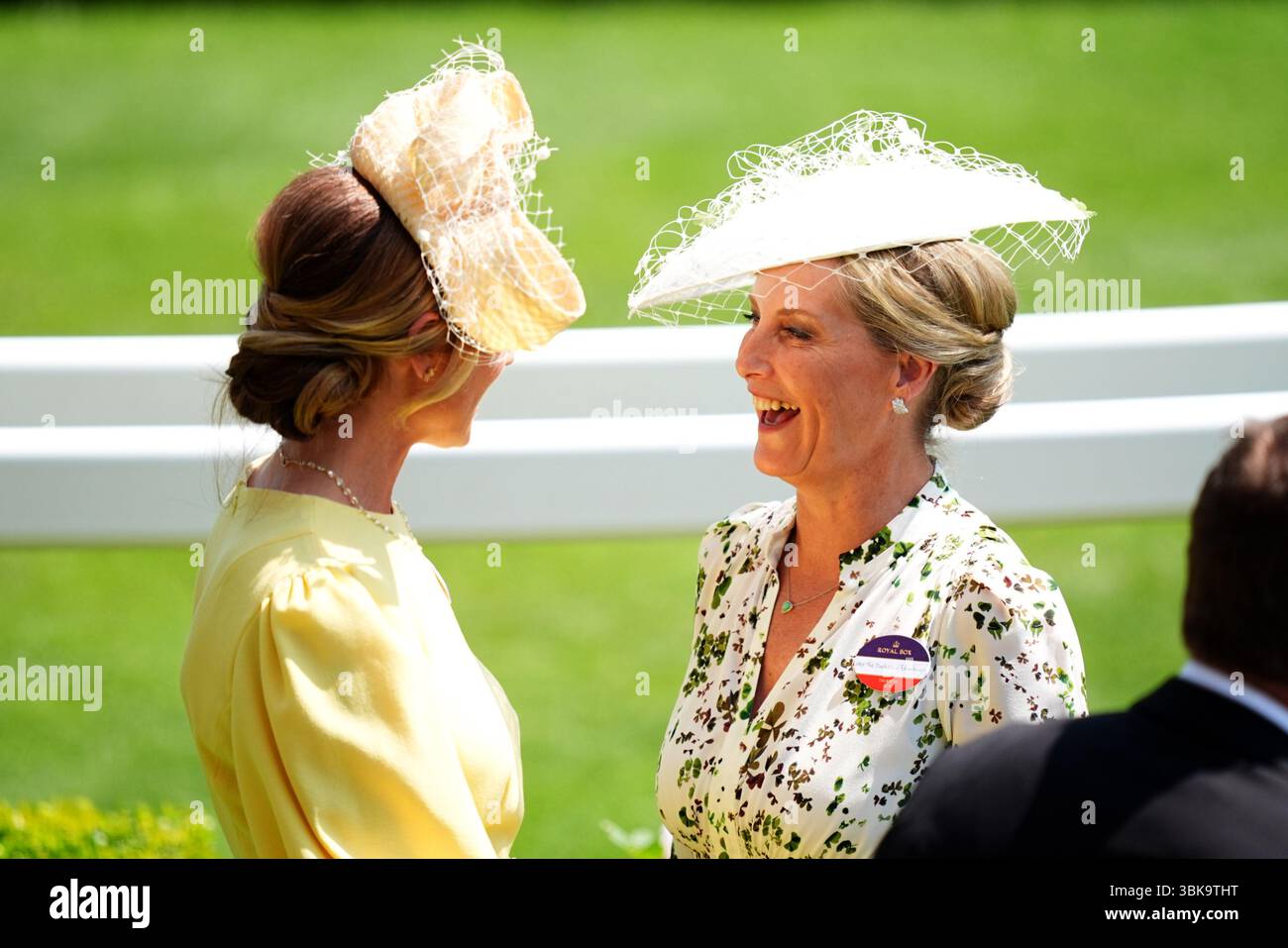 Harriet Sperling (left) and Duchess of Edinburgh attending day three of ...