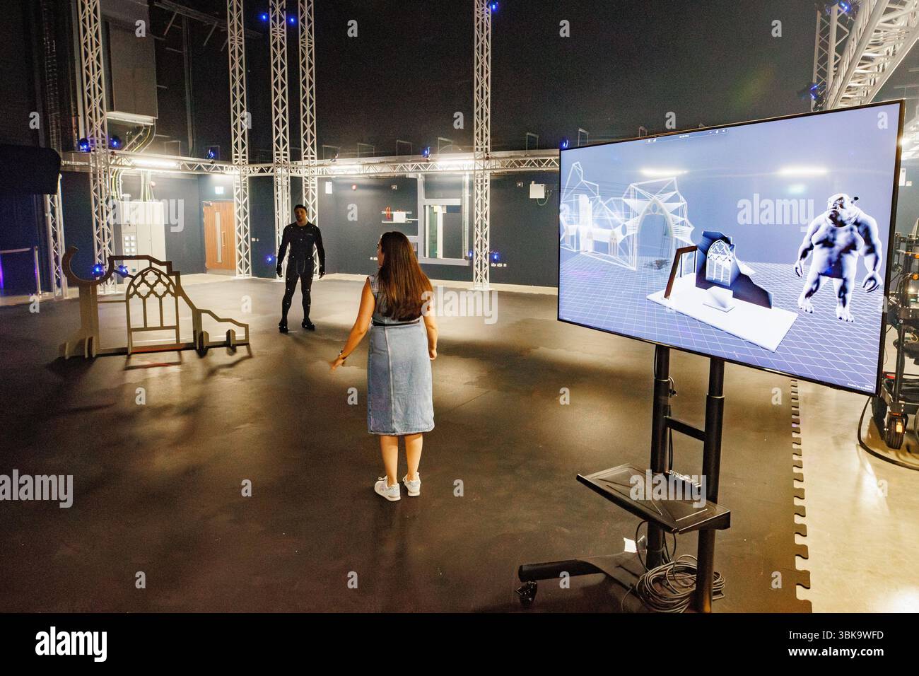 Preview images showing the advanced virtual production facility at ...