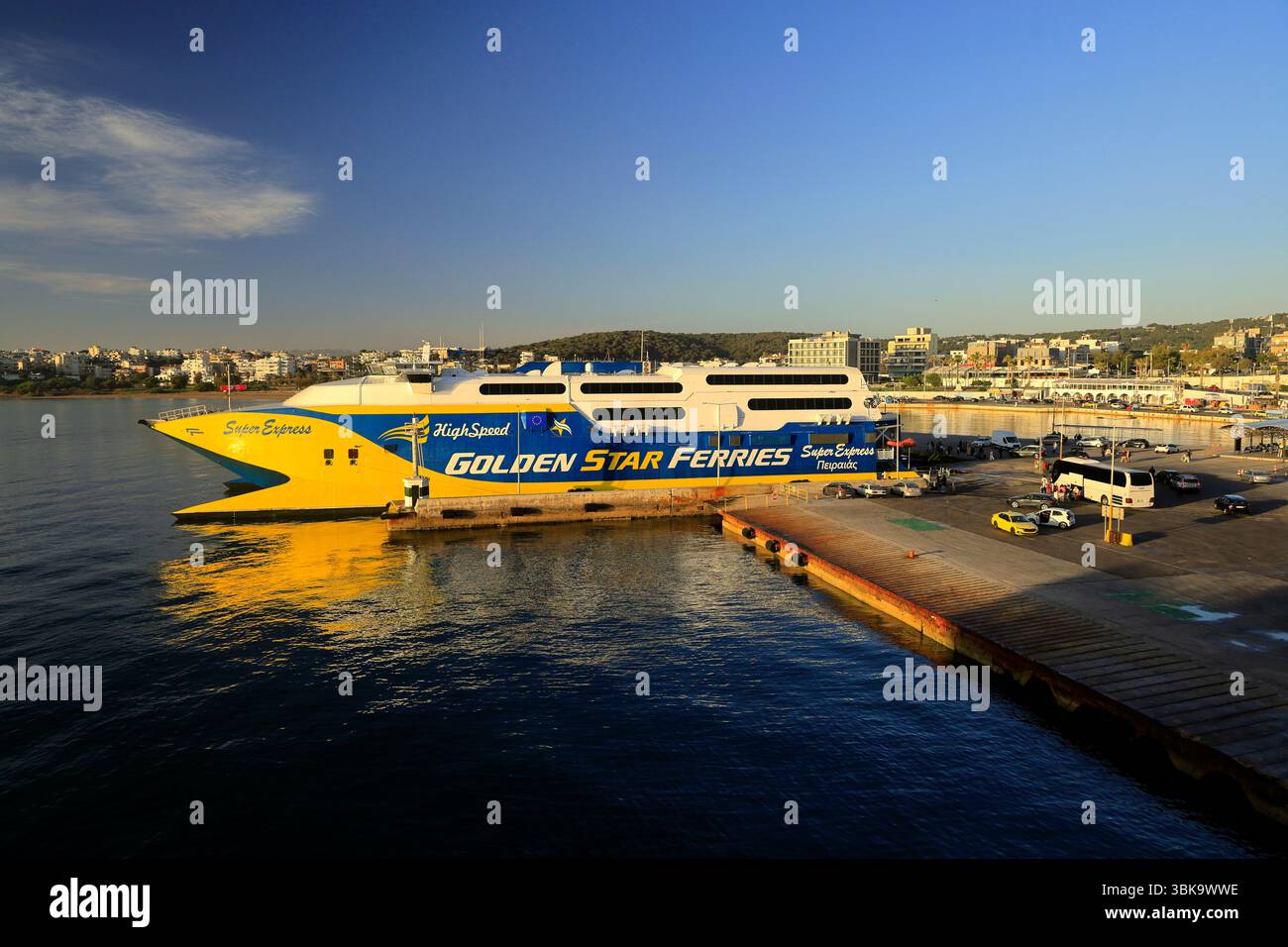 Golden Star super express ferry, Rafina Port, Athens, Greece Stock ...