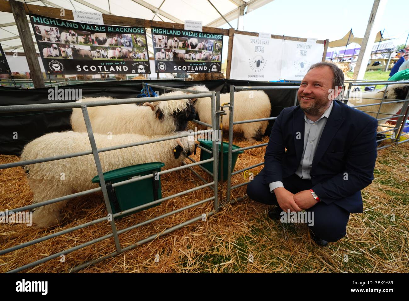 Scottish Secretary Ian Murray during a visit to the Royal Highland Show ...