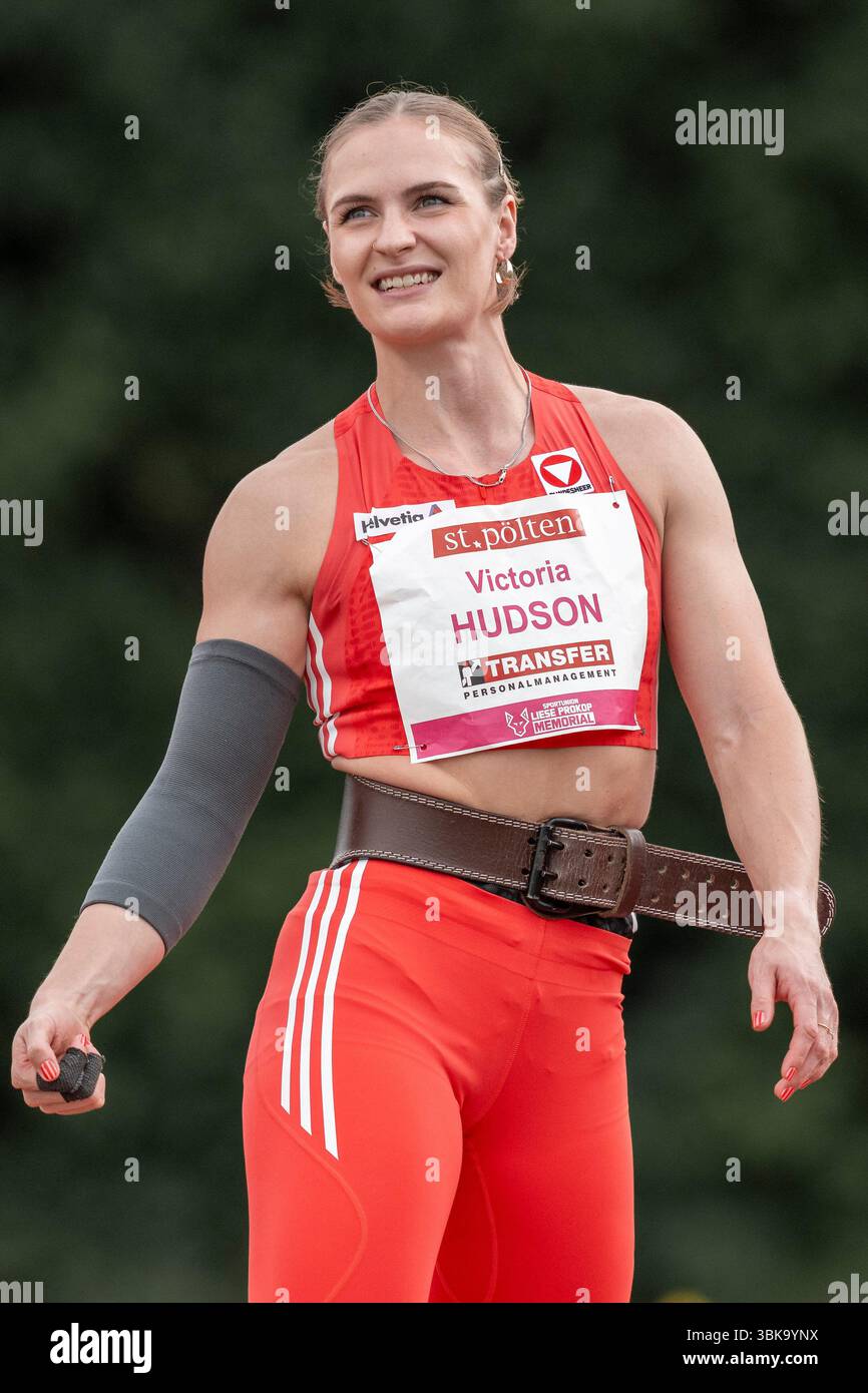 ST. POELTEN, AUSTRIA - JUNE 19: Victoria Hudson of Austria at the ...