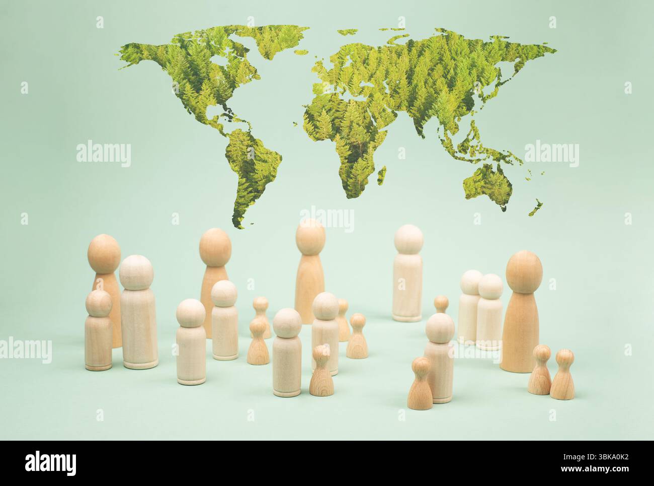 Climate Change, Global Warming And Environment Concept, Green Deal ...