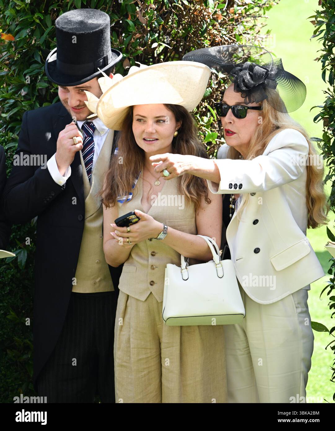 London, UK. June 19th, 2025. Gabriel Jagger, Anouk Jagger and Jerry ...