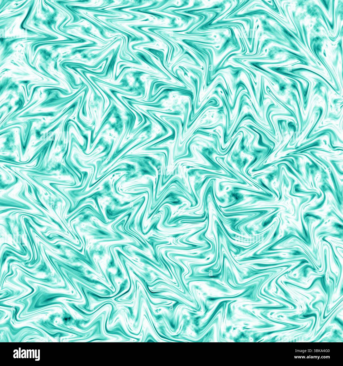 Illustration of turquoise blue and white spreading liquid pattern Stock ...
