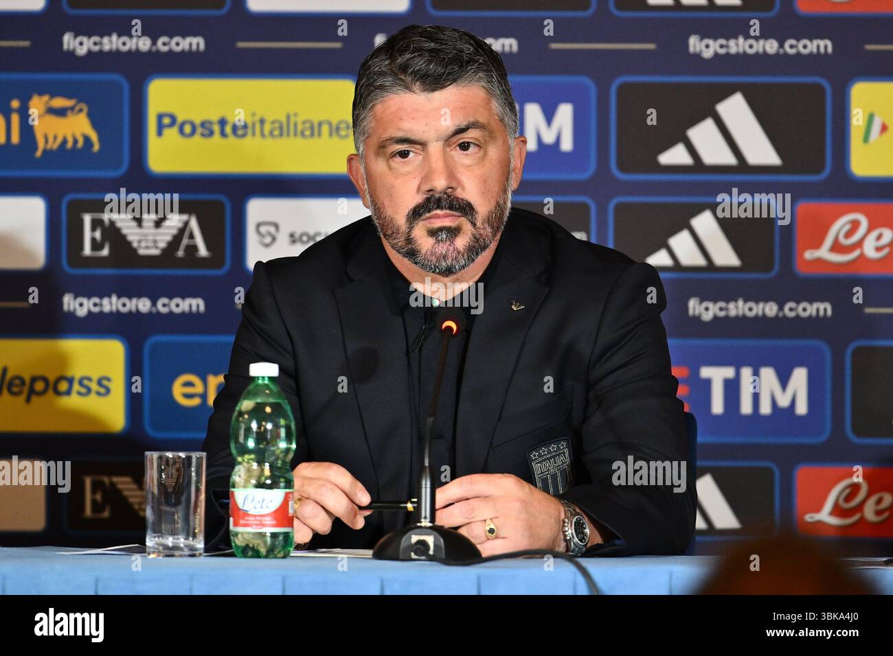 Gennaro Gattuso during the press conference to present the new Italy ...