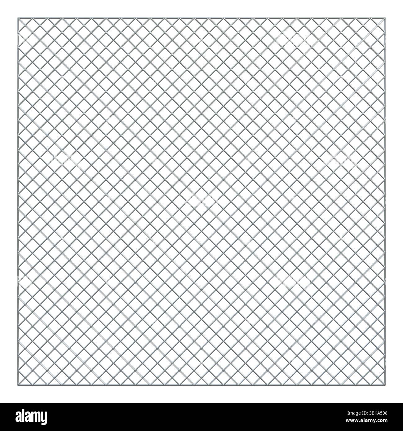 Chain link fence isolated on white background. Iron fence. Abstract ...
