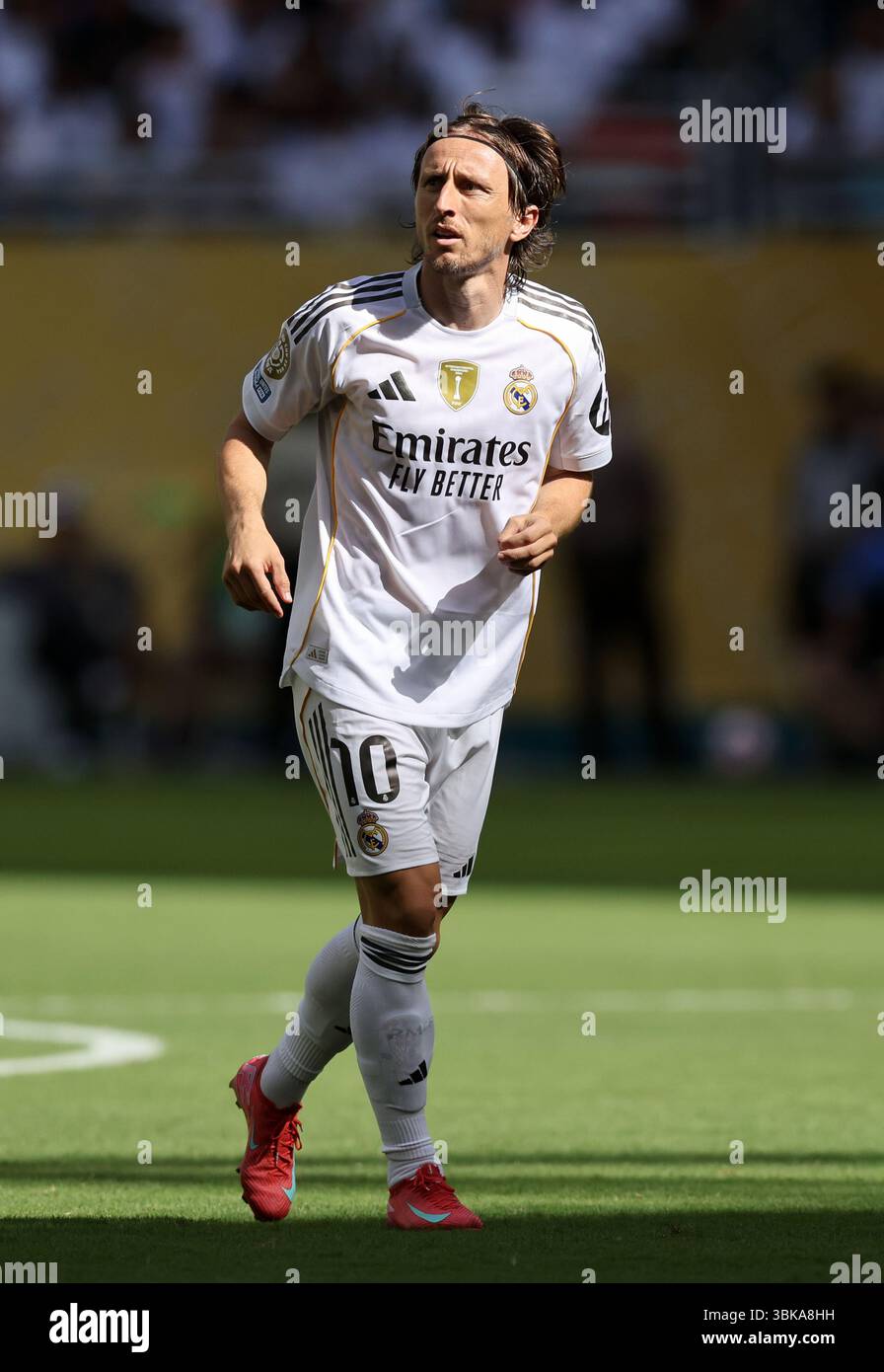 Miami Gardens, USA, 18th June 2025. Luka Modric of Real Madrid during ...